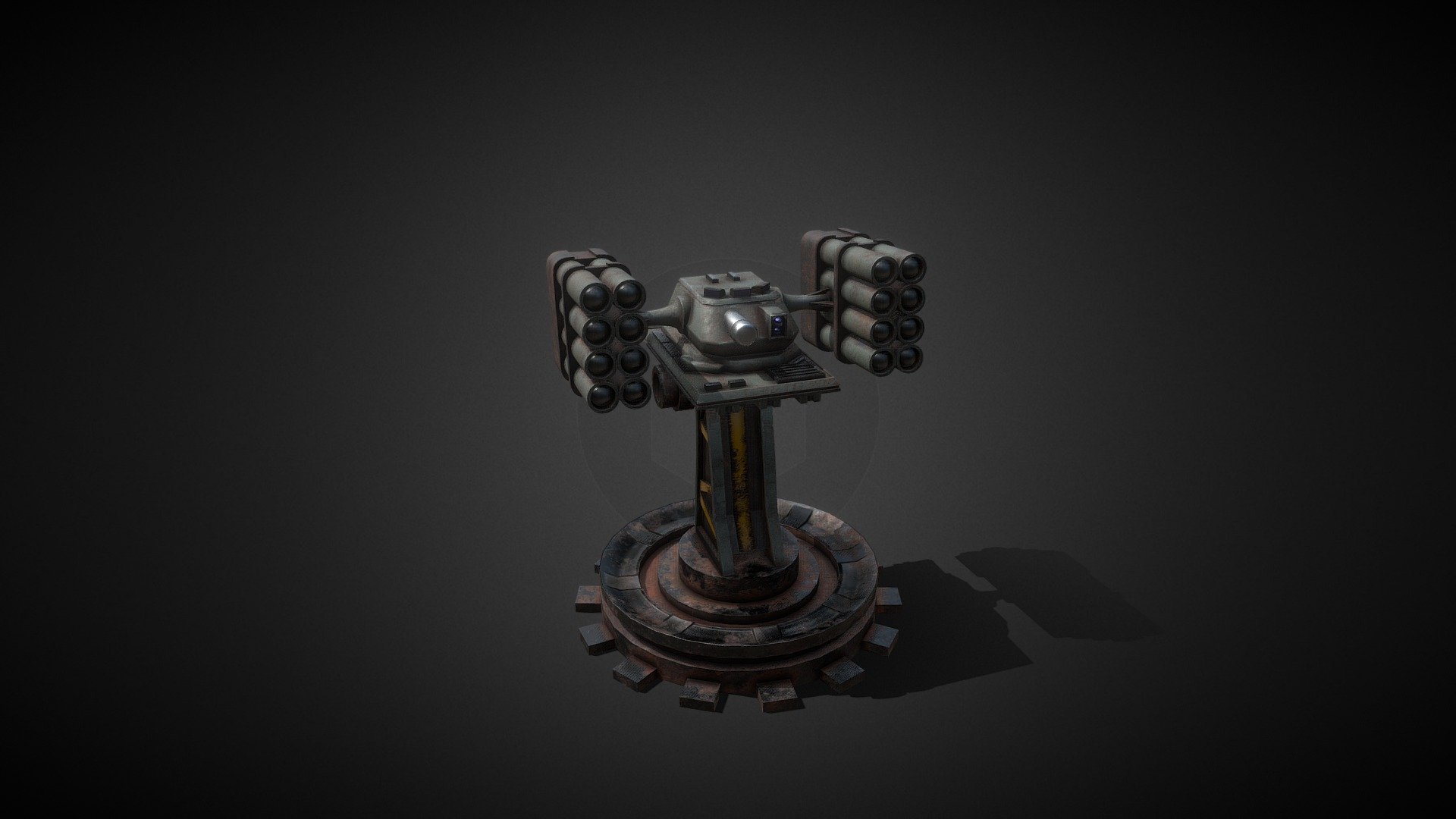 Missile Tower - 3D model by Budgie Games (@BGames) [d30e140] - Sketchfab