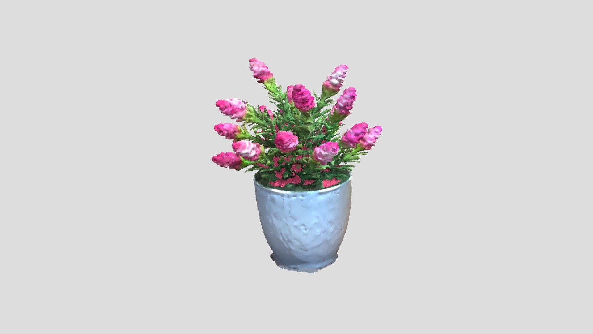 Vas_bunga_textured_mesh_medpoly_obj - Download Free 3D model by ...
