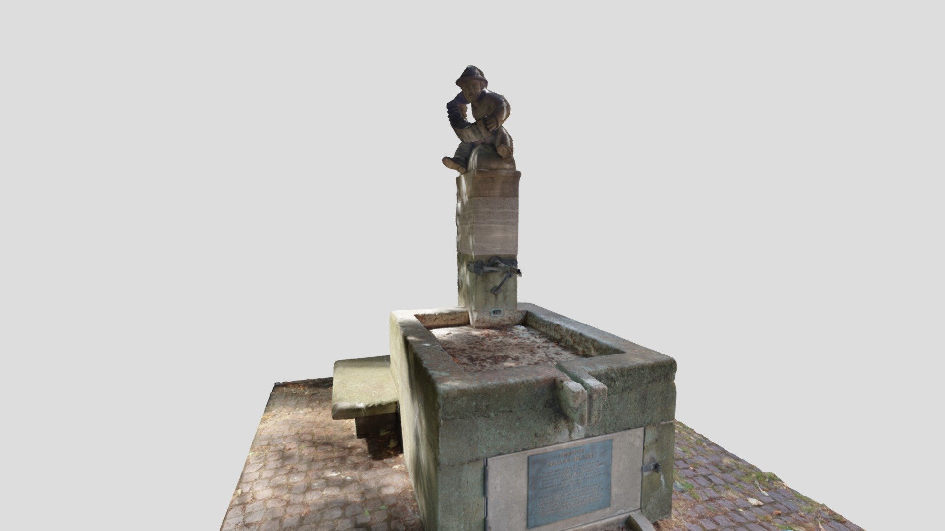 Köln Bickendorf Denkmal Brunnen Treuer Husar - Download Free 3D model ...