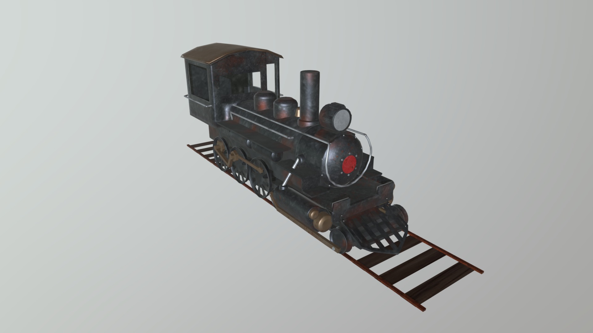 Old train - 3D model by Fred (@fredneed) [d30f8bc] - Sketchfab