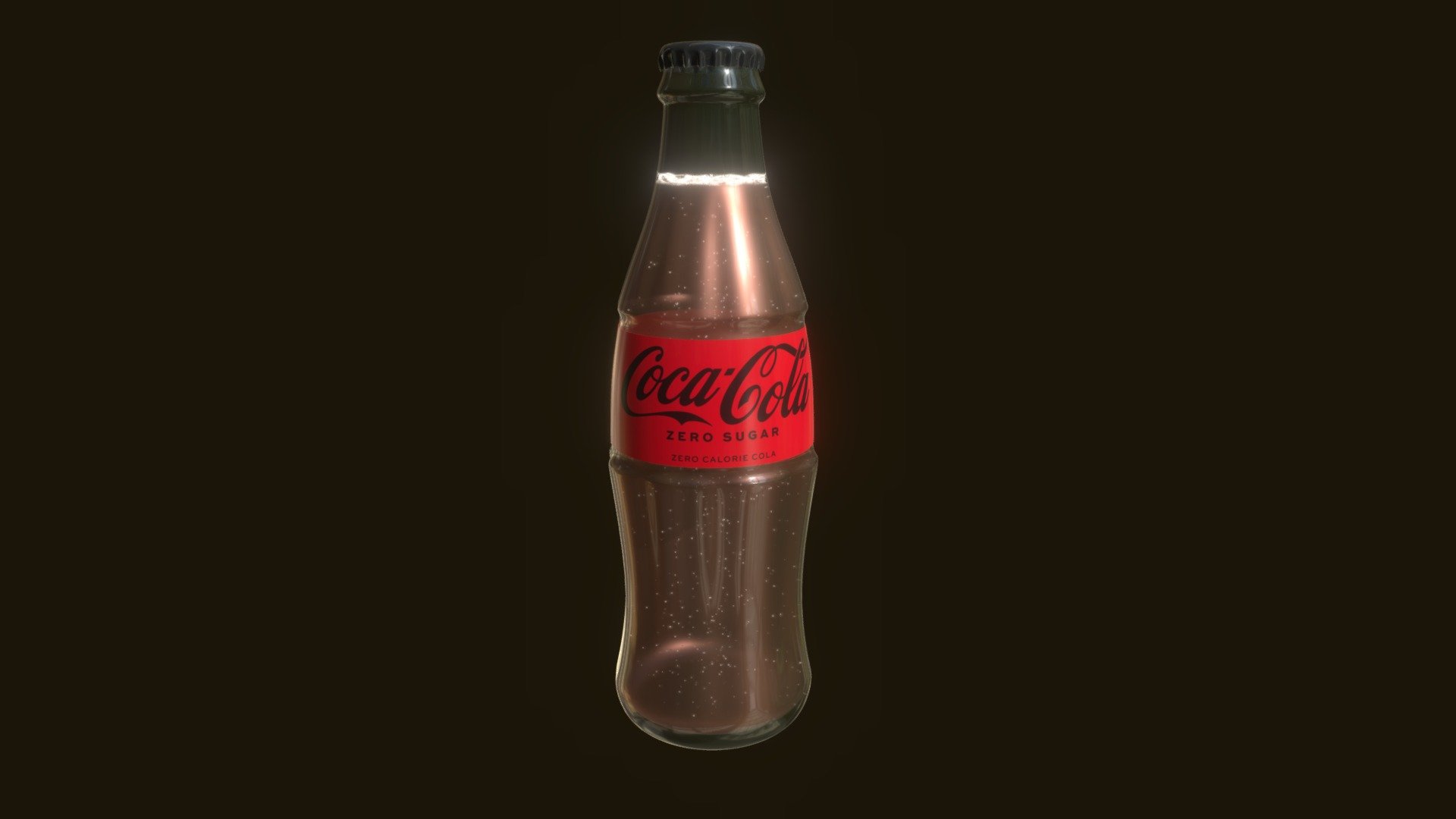 glass Coke bottle - Download Free 3D model by skeeeyee [d31259f ...
