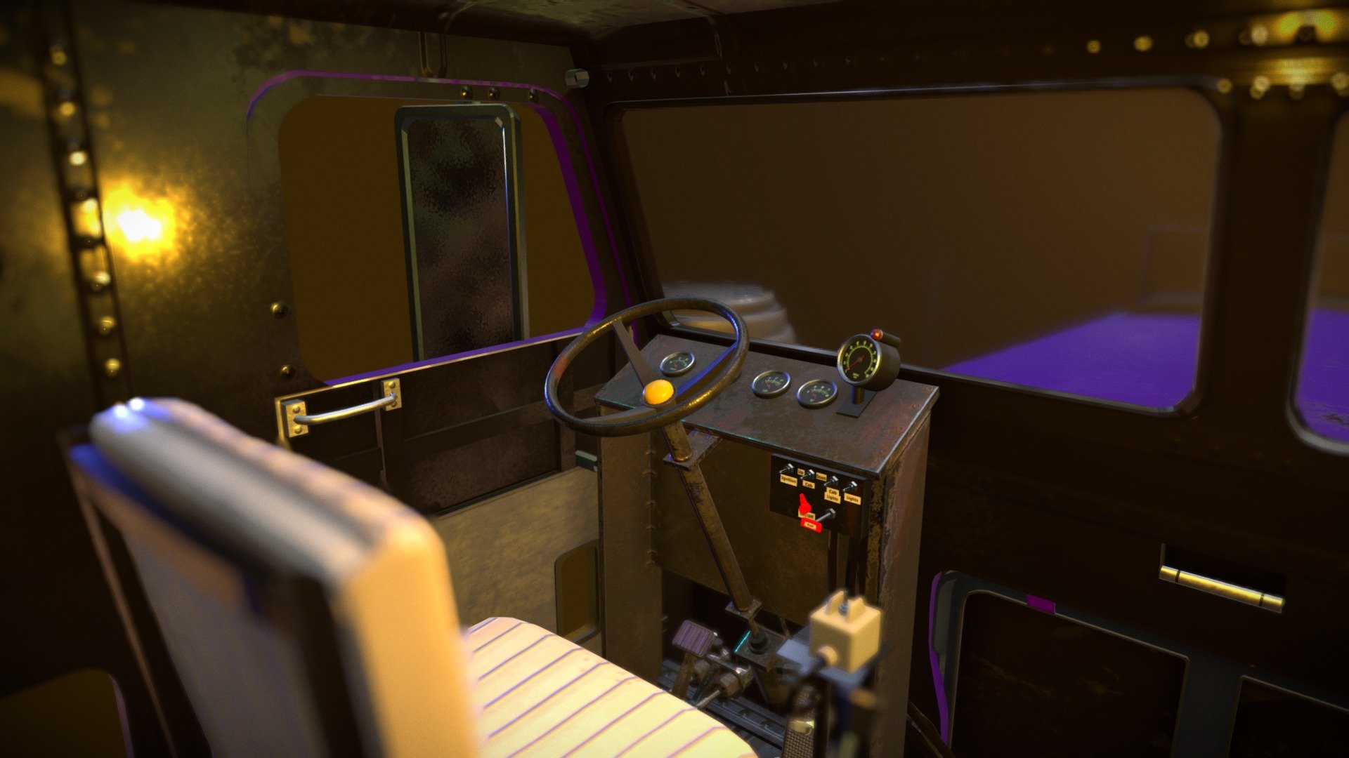 Good Enough Semi Cockpit - Download Free 3D model by Jorma Rysky ...