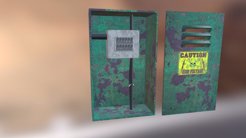Rusty Fuse Box - 3D model by Escoly [d315fbf] - Sketchfab