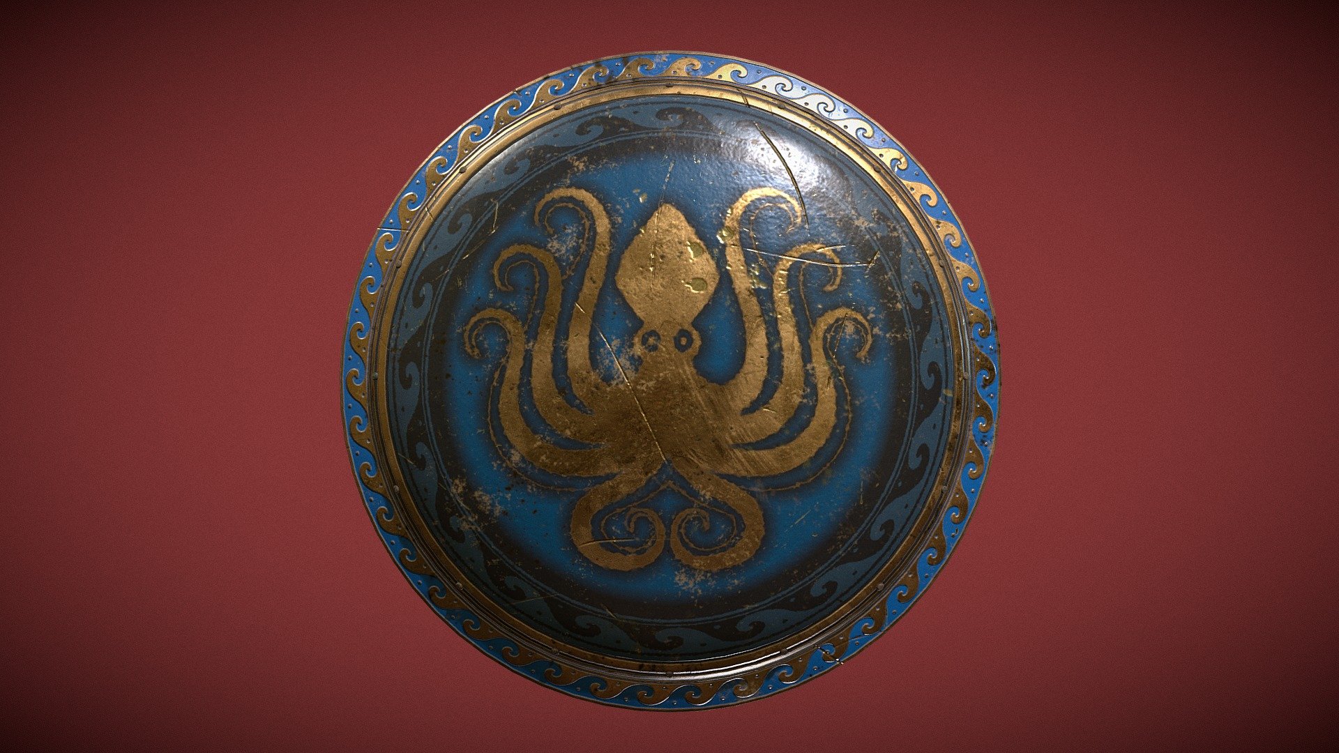 Shields Hoplon - Octopus - Buy Royalty Free 3D model by Canary Games ...