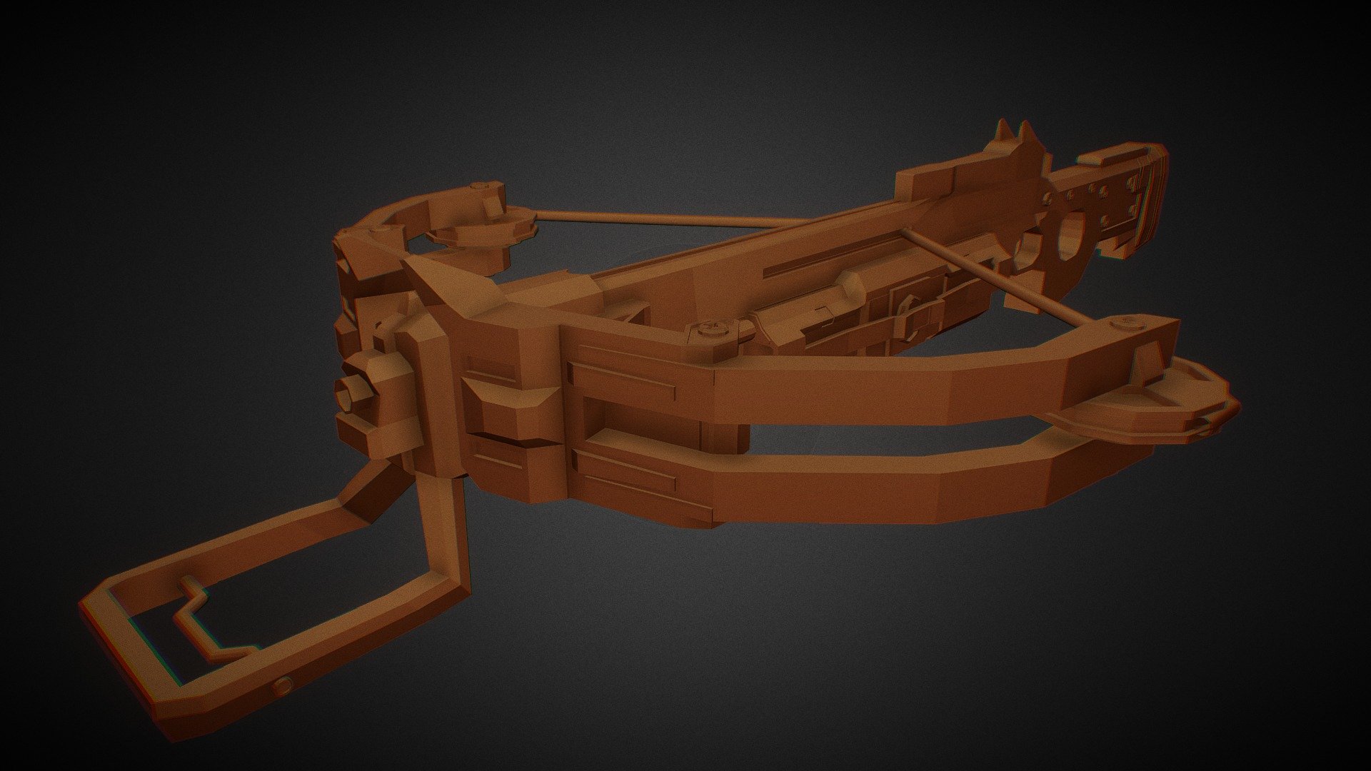 Sci-Fi Style Crossbow UnPainted - Download Free 3D model by WitherFox ...