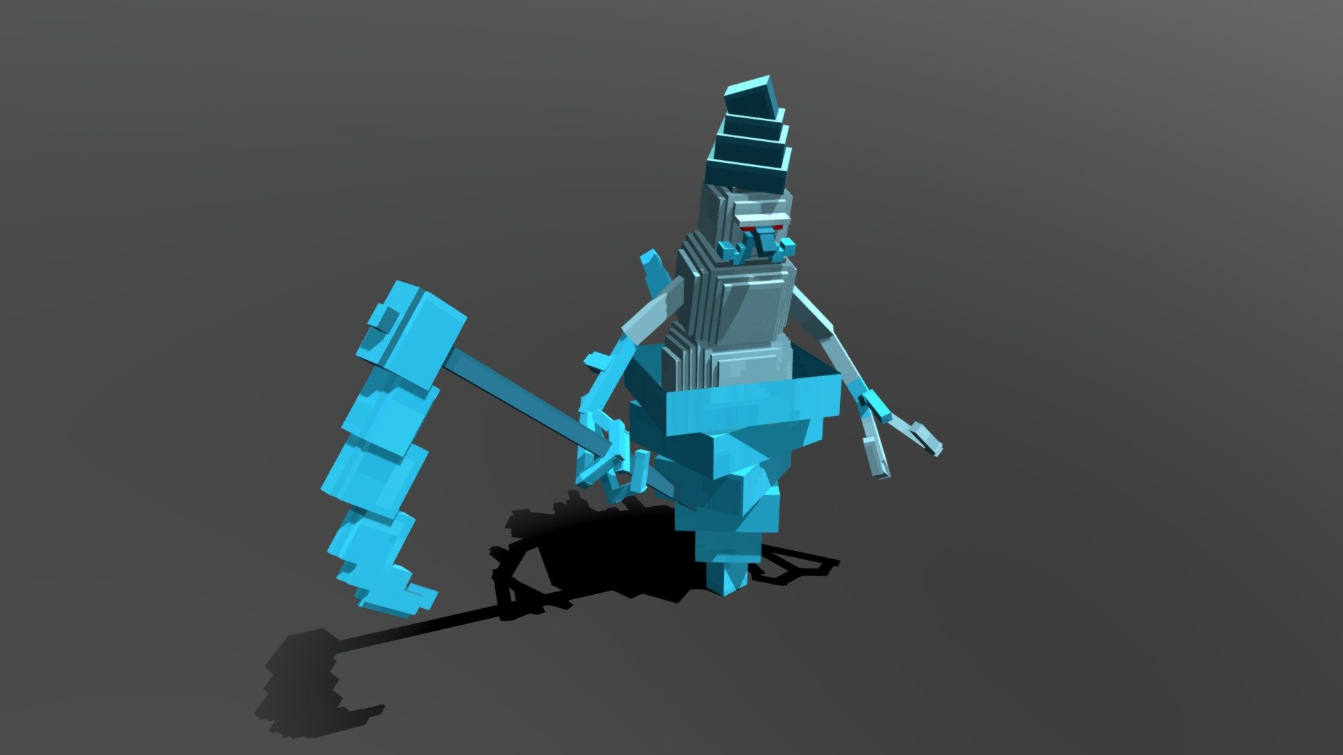 Snow Mutant-The ultimate Minecraft Frosty Boss - 3D model by ...