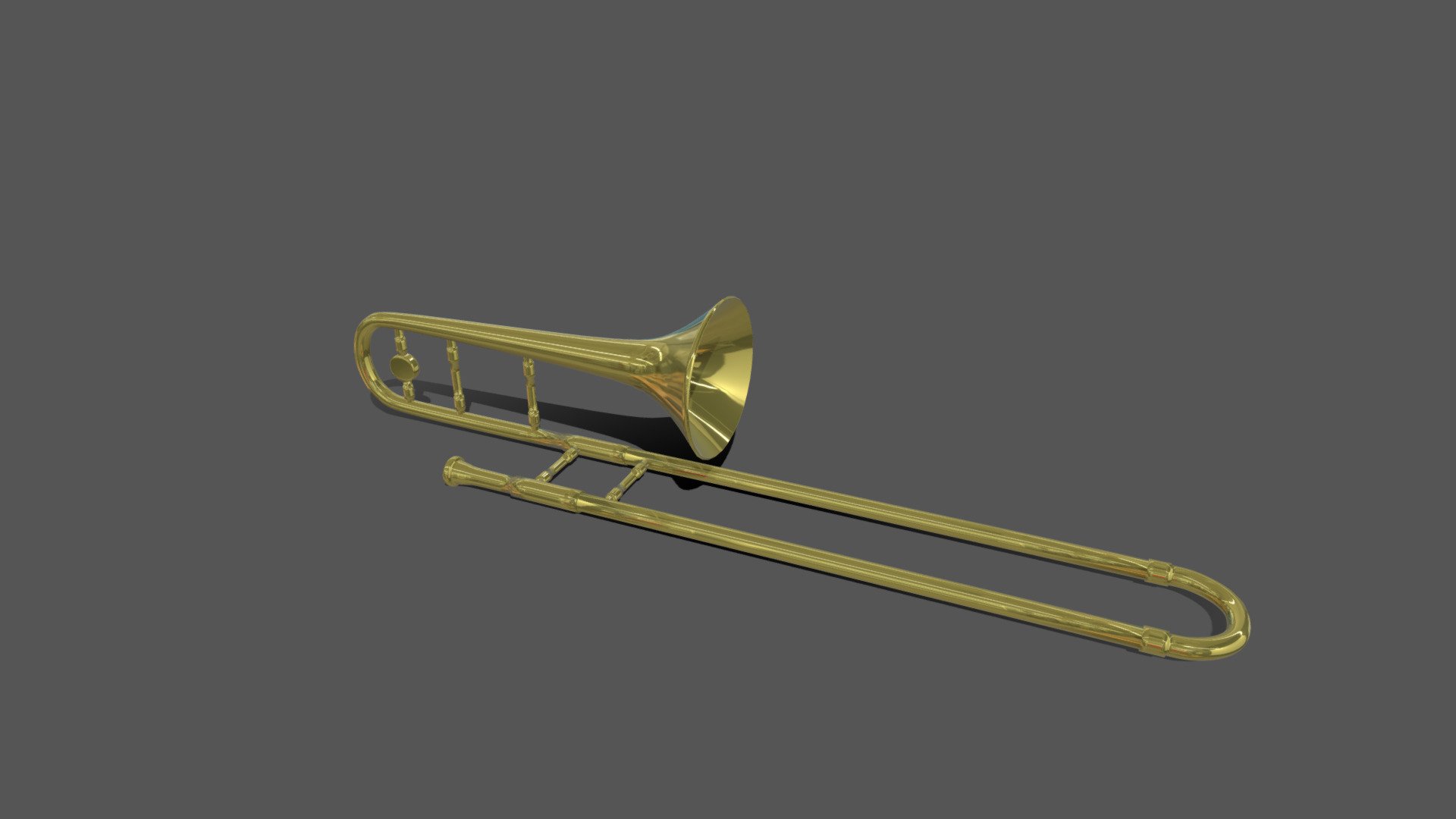Cartoon Trombone - Buy Royalty Free 3D model by chroma3d (@vendol21 ...