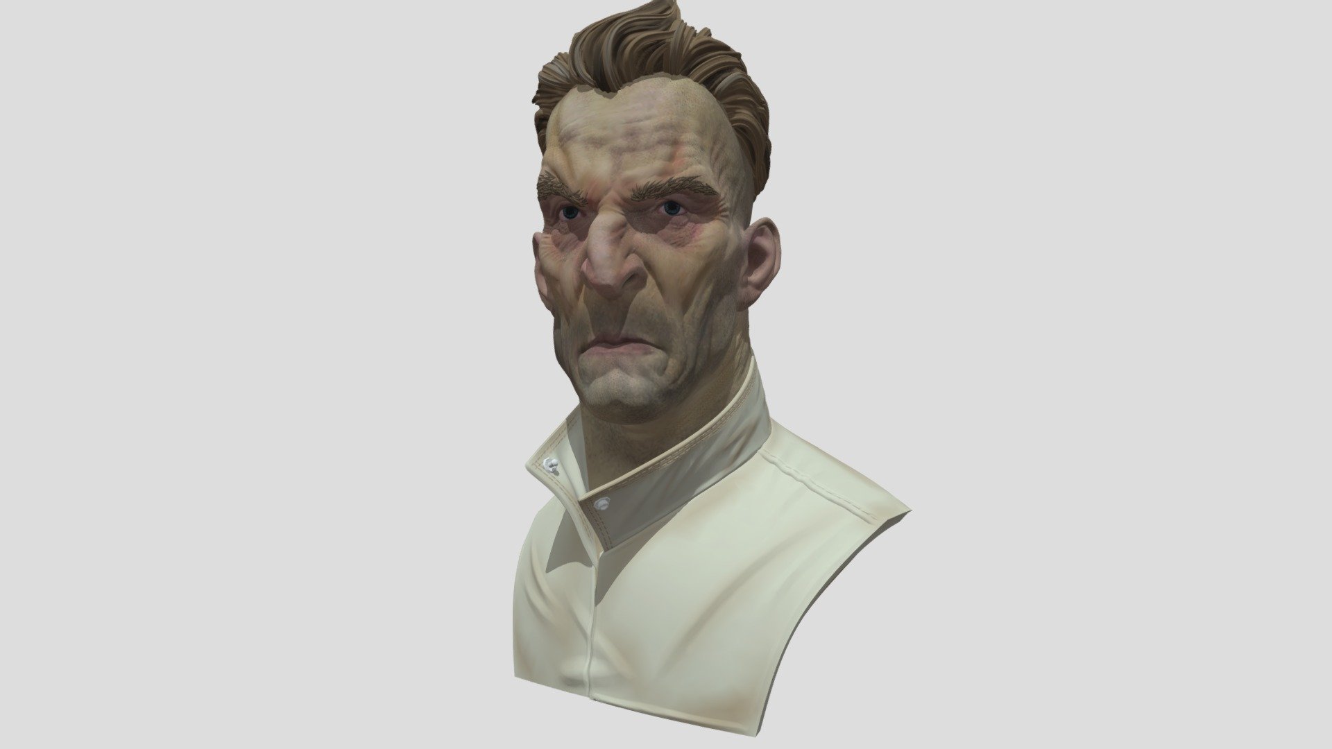 Dishonored bust - 3D model by thiagodevita [d31a216] - Sketchfab