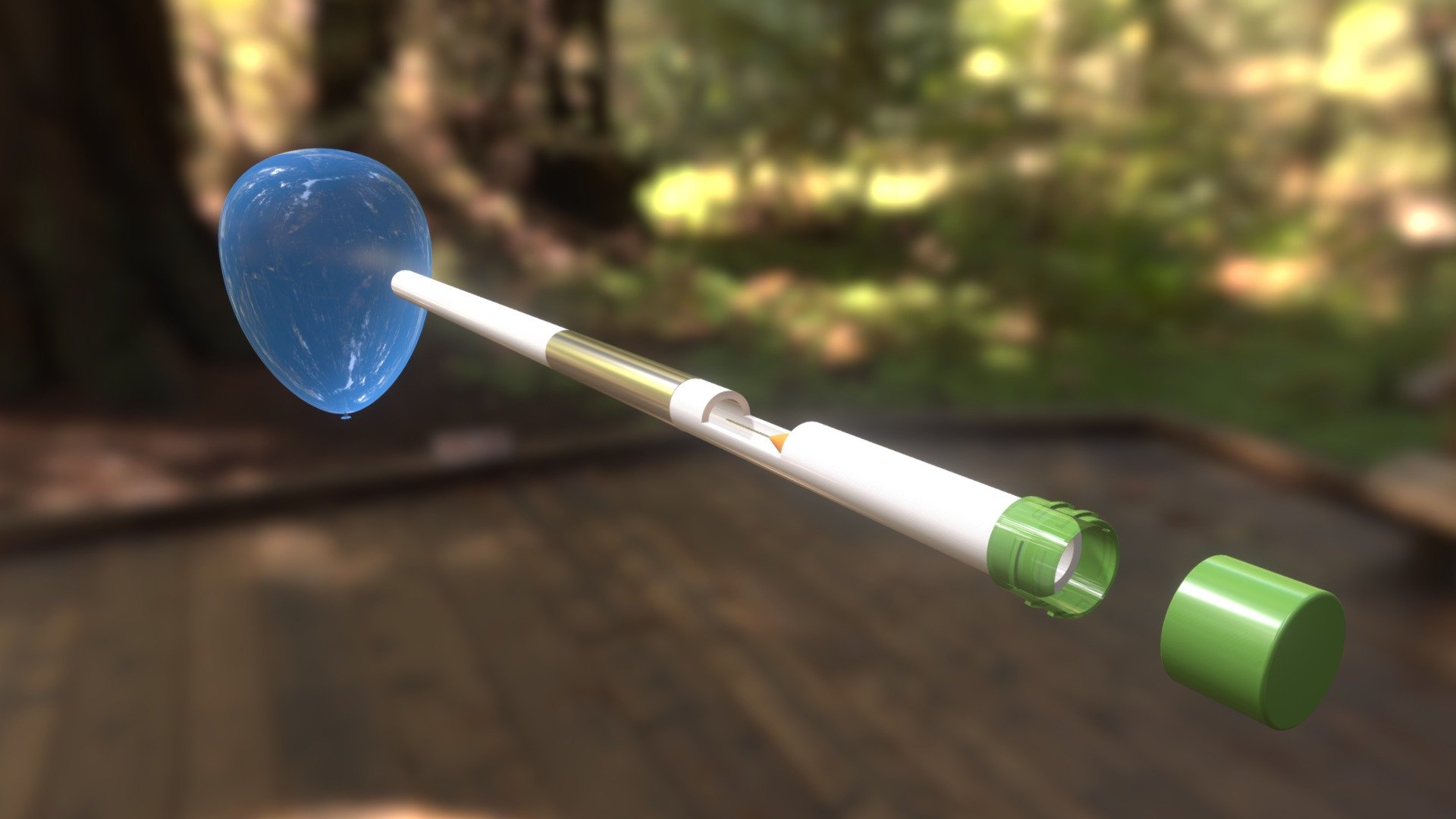 TKOR's PVC Blow Dart Gun (Grant's, Improved) - 3D model by Lorenzo ...