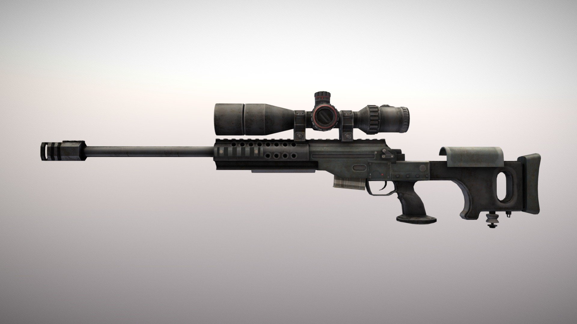 Bolt- Action Sniper Rifle - Buy Royalty Free 3D model by bsp [d31c29f ...
