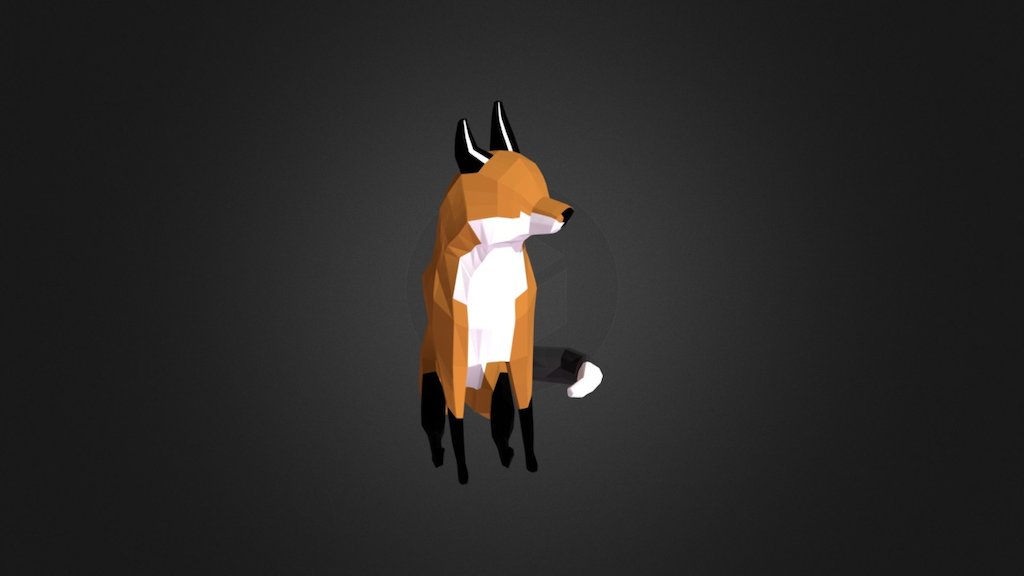 Lowpoly Foxy - 3D model by Nokira [d31f4ae] - Sketchfab