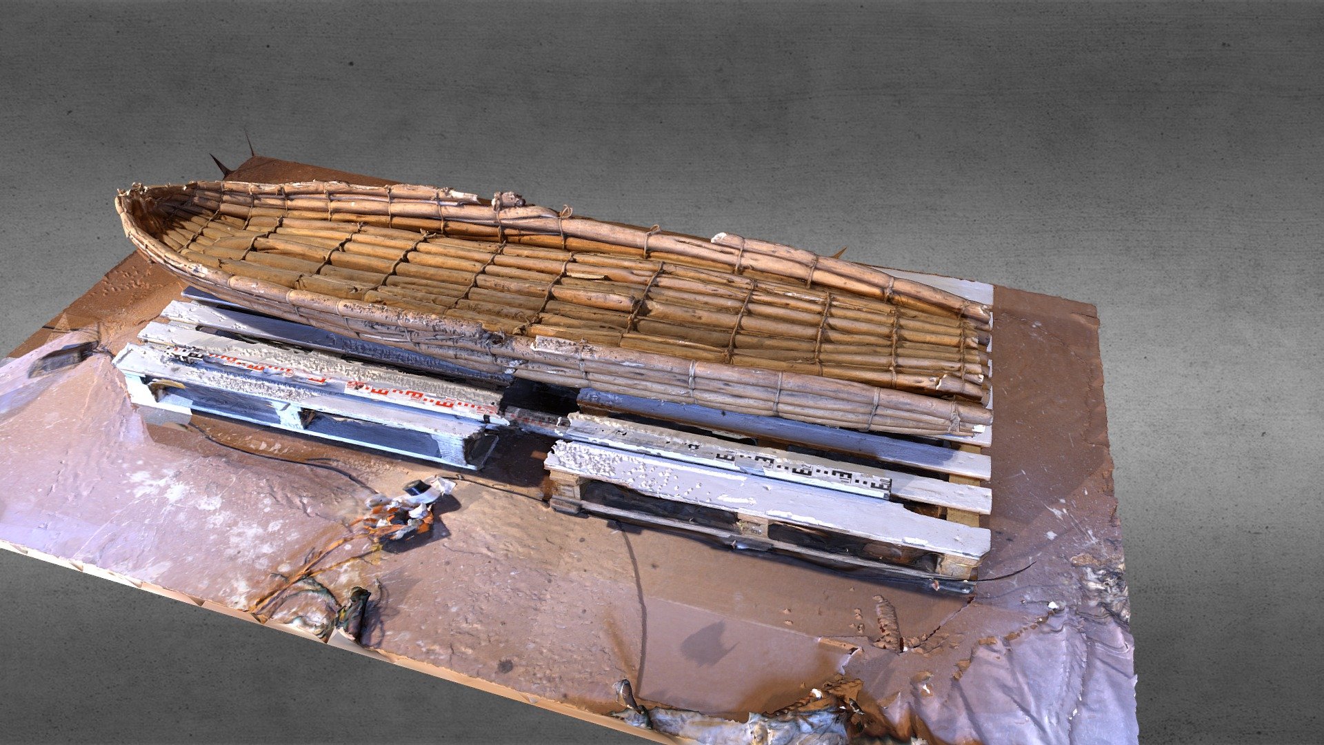 Lake Beringo Reed Raft - 3D model by Traditional Boats of Ireland ...