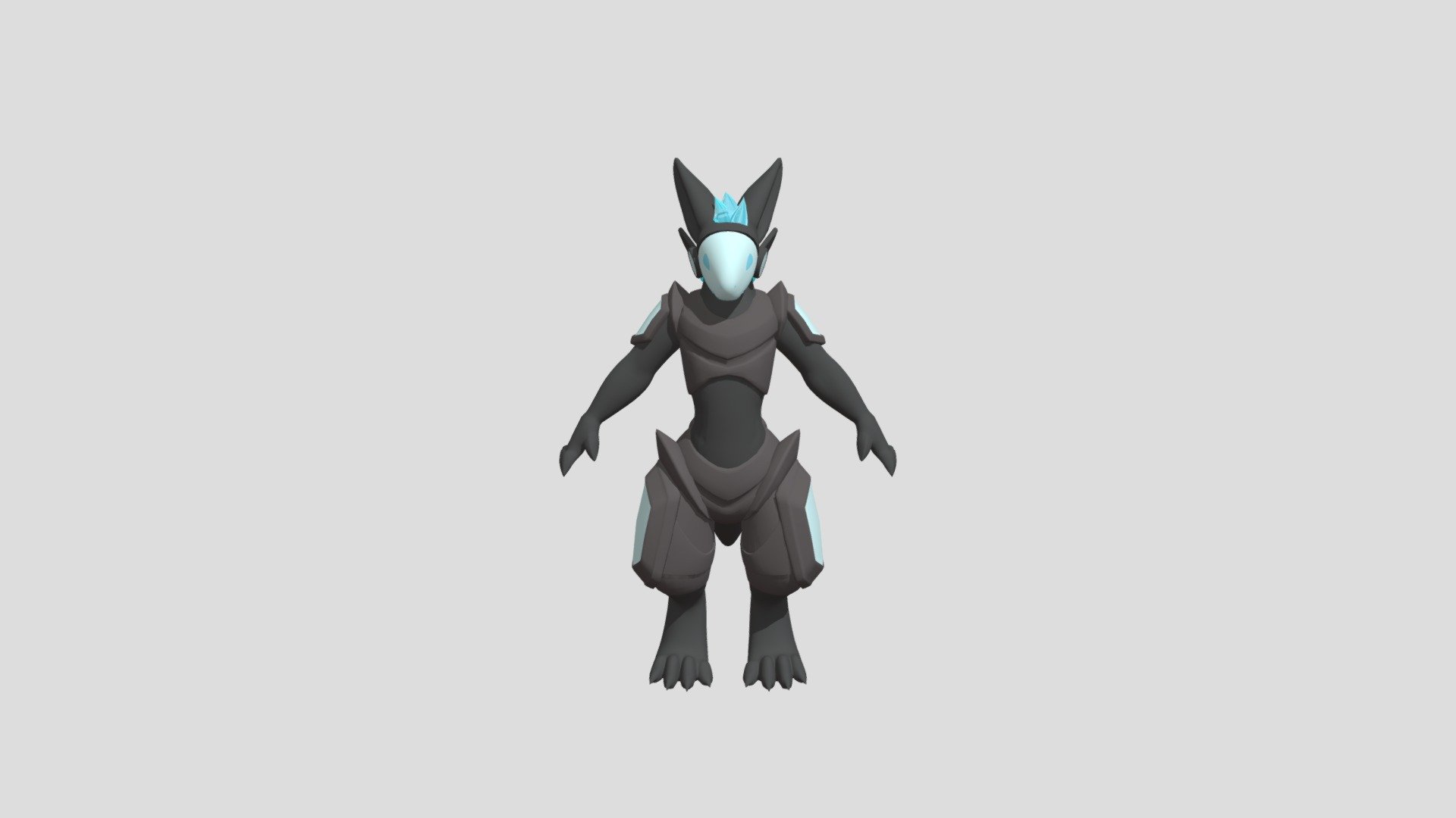 10717 OFFWHITE PROTOGEN - 3D model by minaistherian7 [d320e58] - Sketchfab