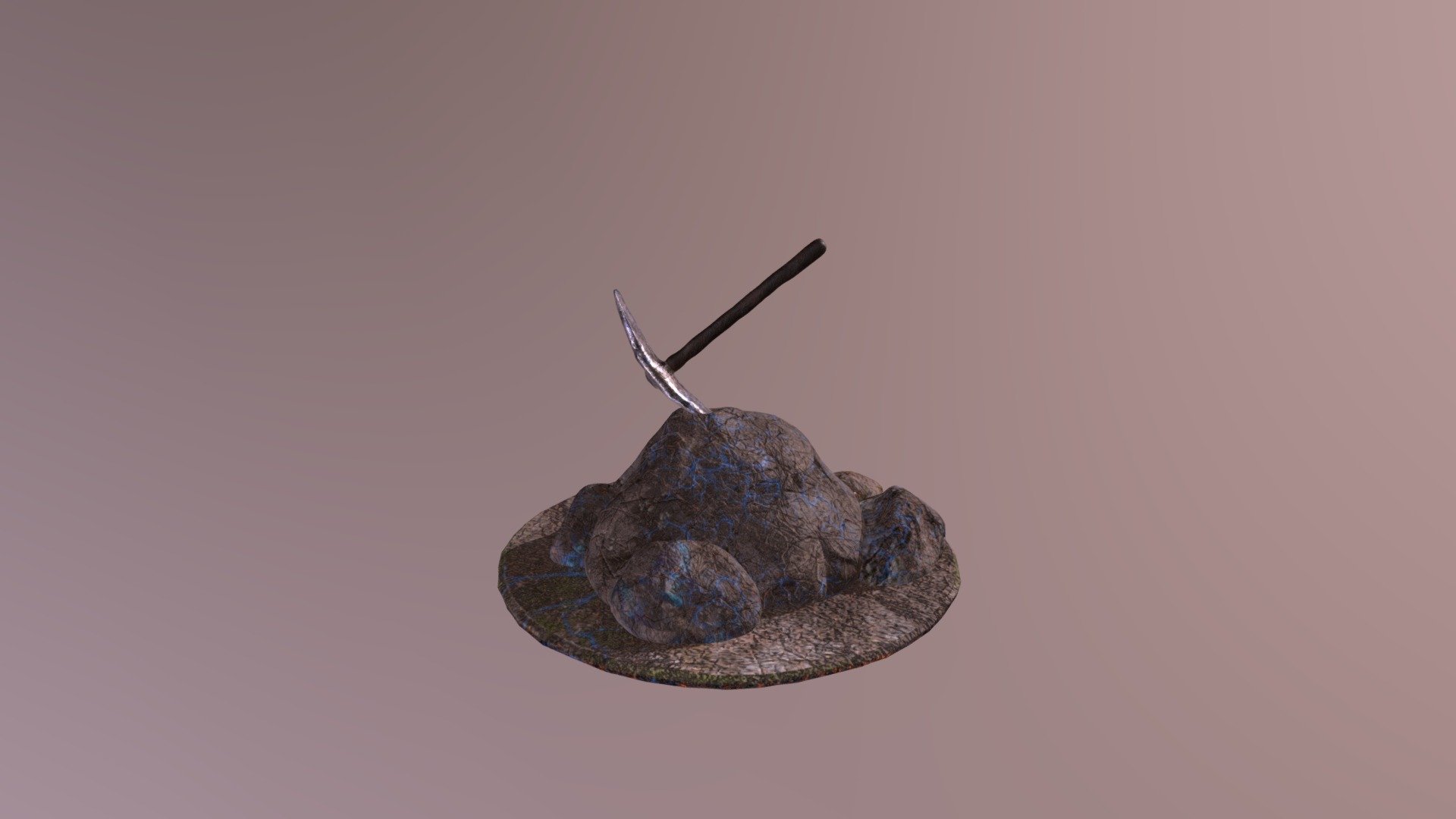 Pickaxe in Stone - 3D model by VoidRest [d32157f] - Sketchfab