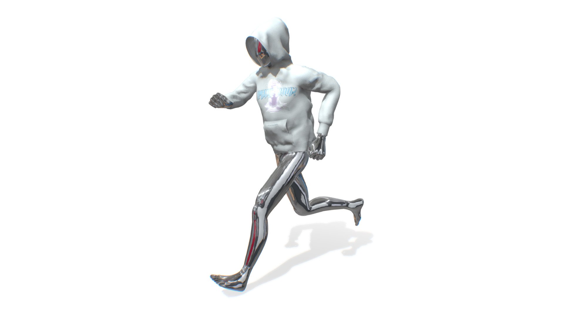 Manequin clothing - Running Pose ( Rigged ) - Buy Royalty Free 3D model ...