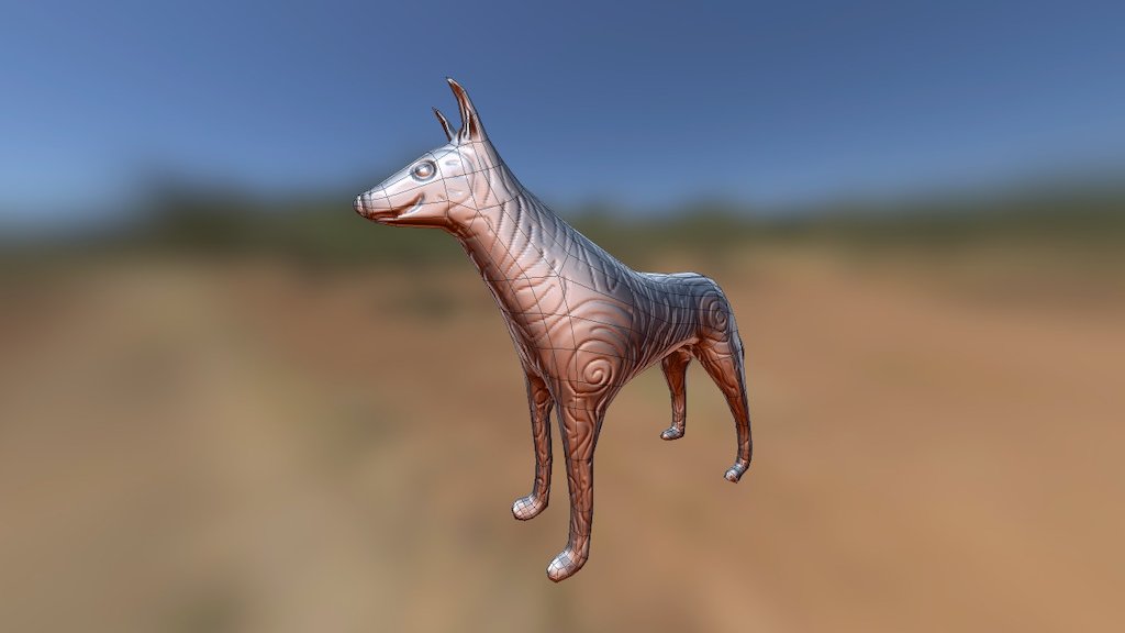 4/5/17 Dog LoPoly Prototype - Download Free 3D model by Hector Rasgado ...