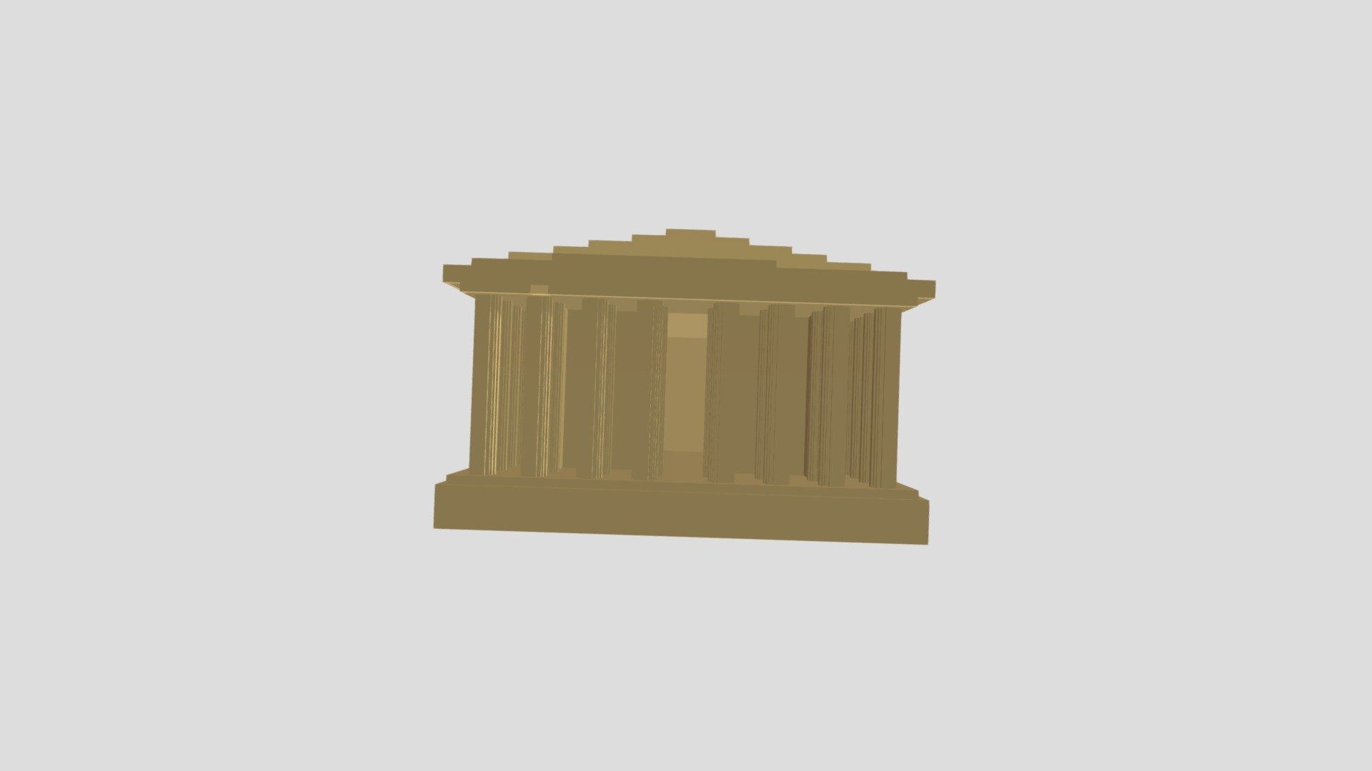 Athenian Parthenon - Download Free 3D model by purpleguy
