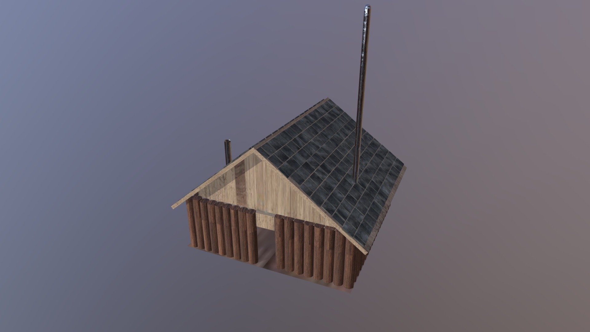 Log Cabin - 3D model by austingero [d324466] - Sketchfab