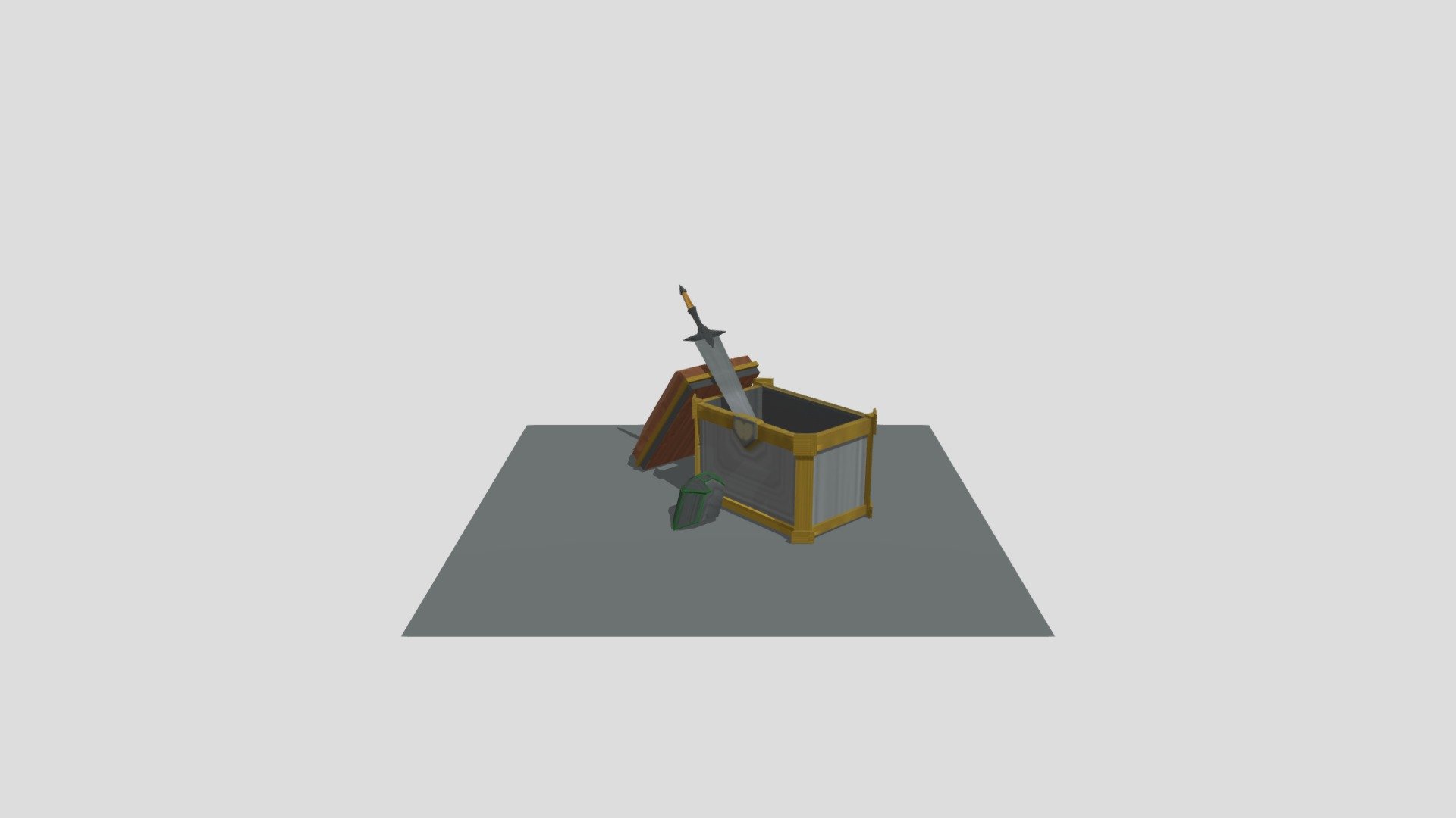 3D low poly Props - 3D model by Juan.Wurz [d324685] - Sketchfab