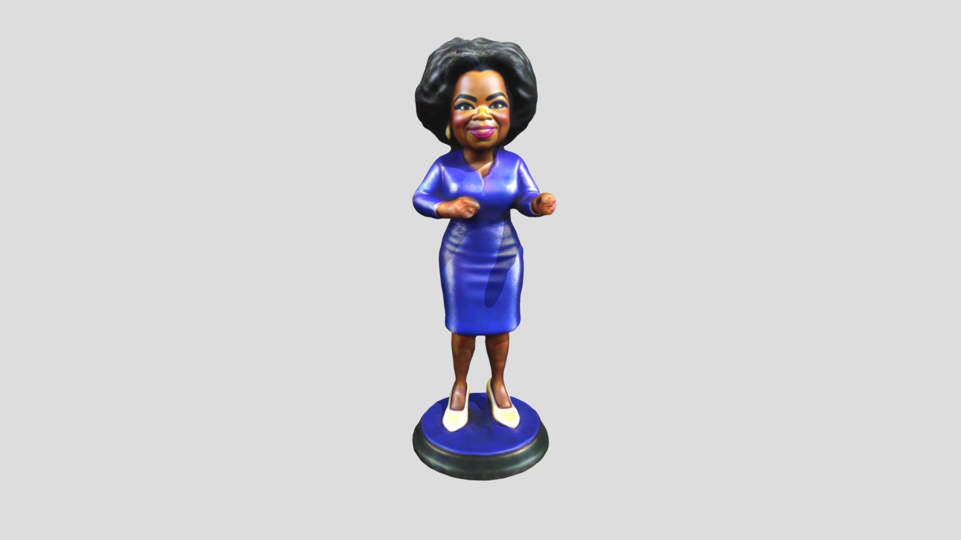 Oprah Winfrey Bobblehead - Buy Royalty Free 3D model by HistoryView.org ...