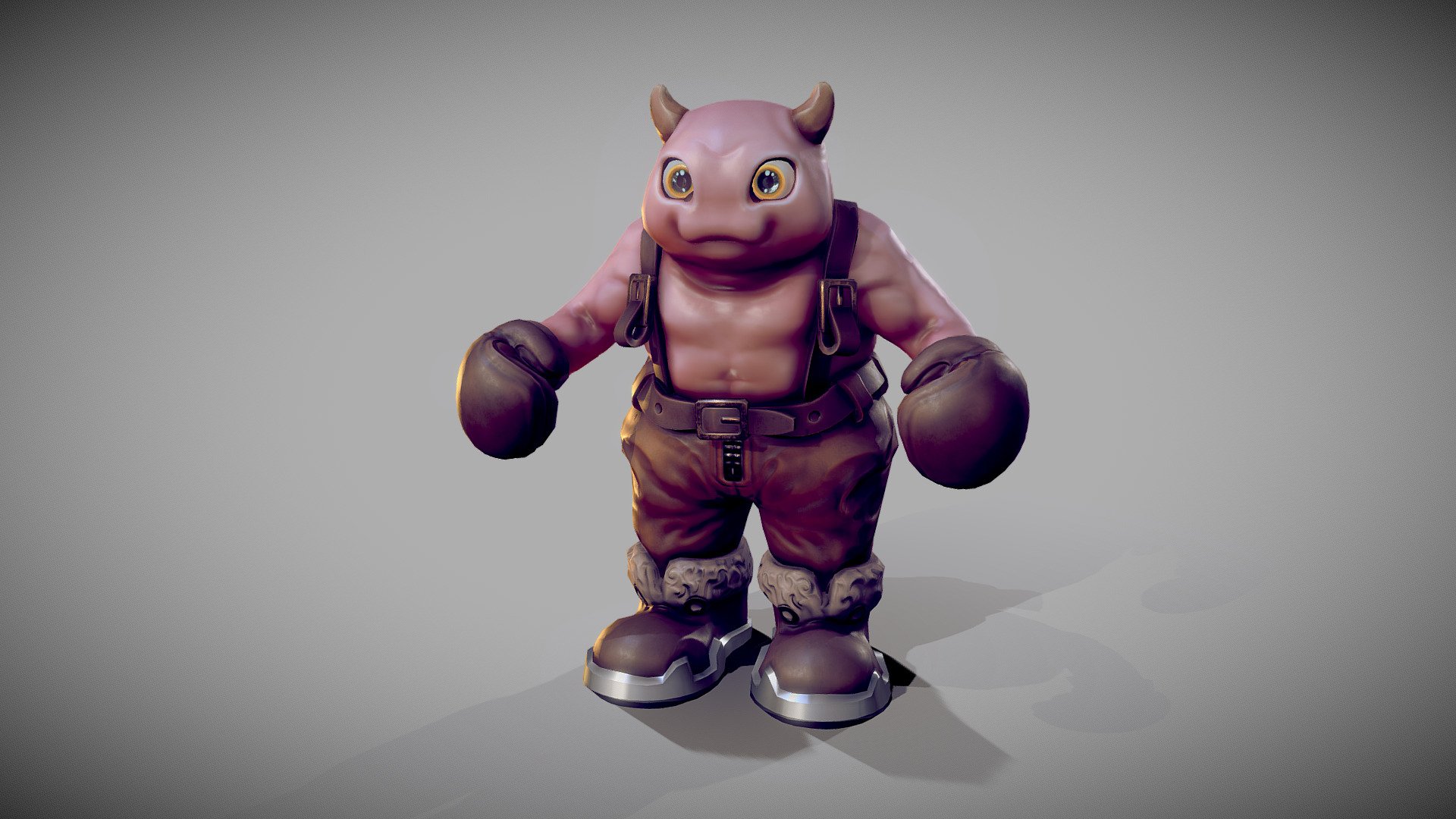 Boxer demon - 3D model by Theon [d327c5d] - Sketchfab