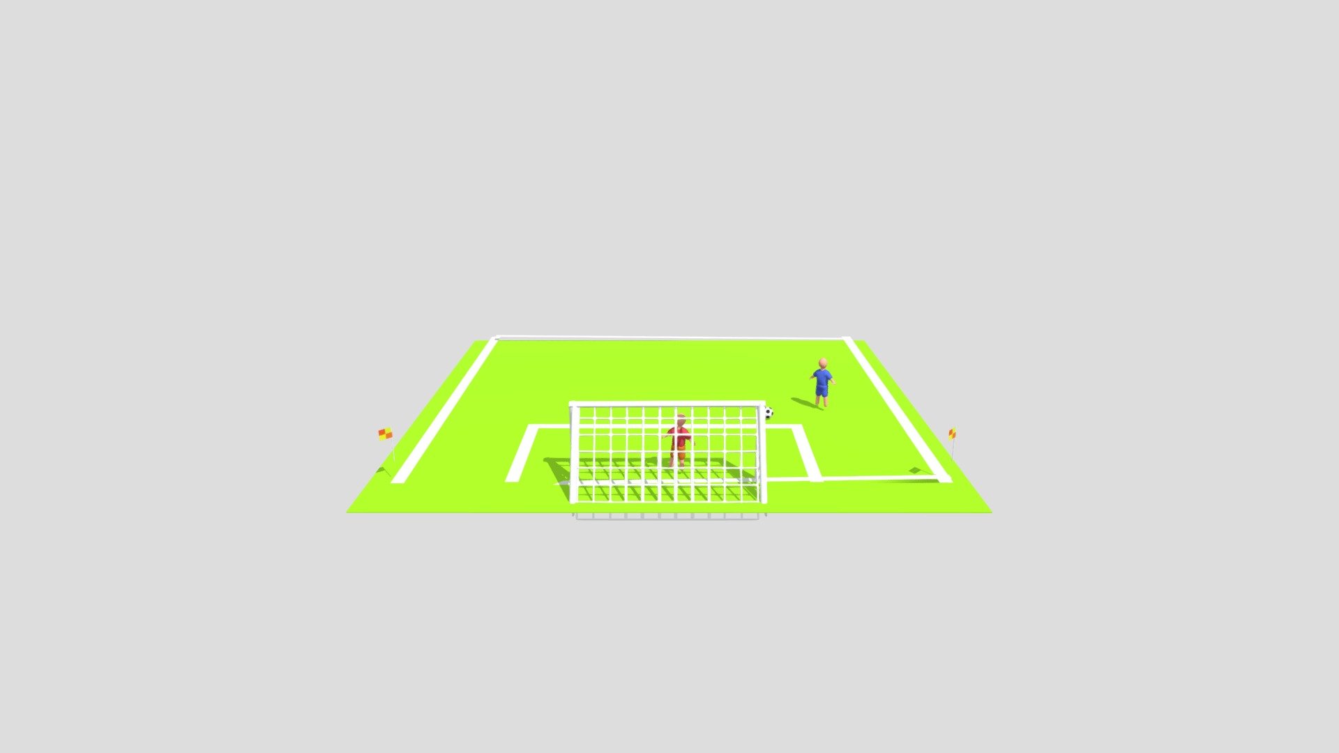 Football Field - 3D model by f.s.cogan [d328010] - Sketchfab