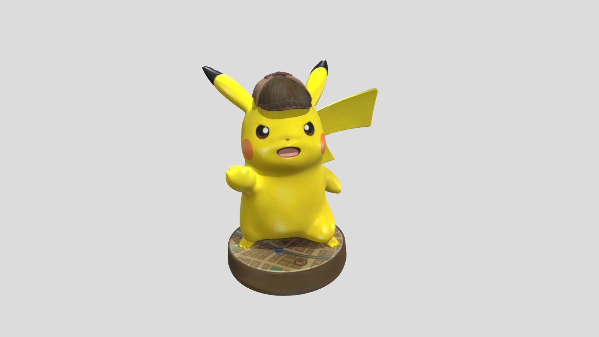 Detective Pikachu amiibo - 3D model by dcaseyjones [d3282d4] - Sketchfab