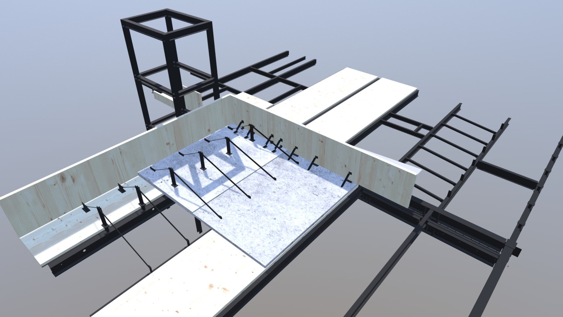 00.BALUSTRADE AT RAMP. OVERVIEW - 3D model by adriana11 [d329838 ...