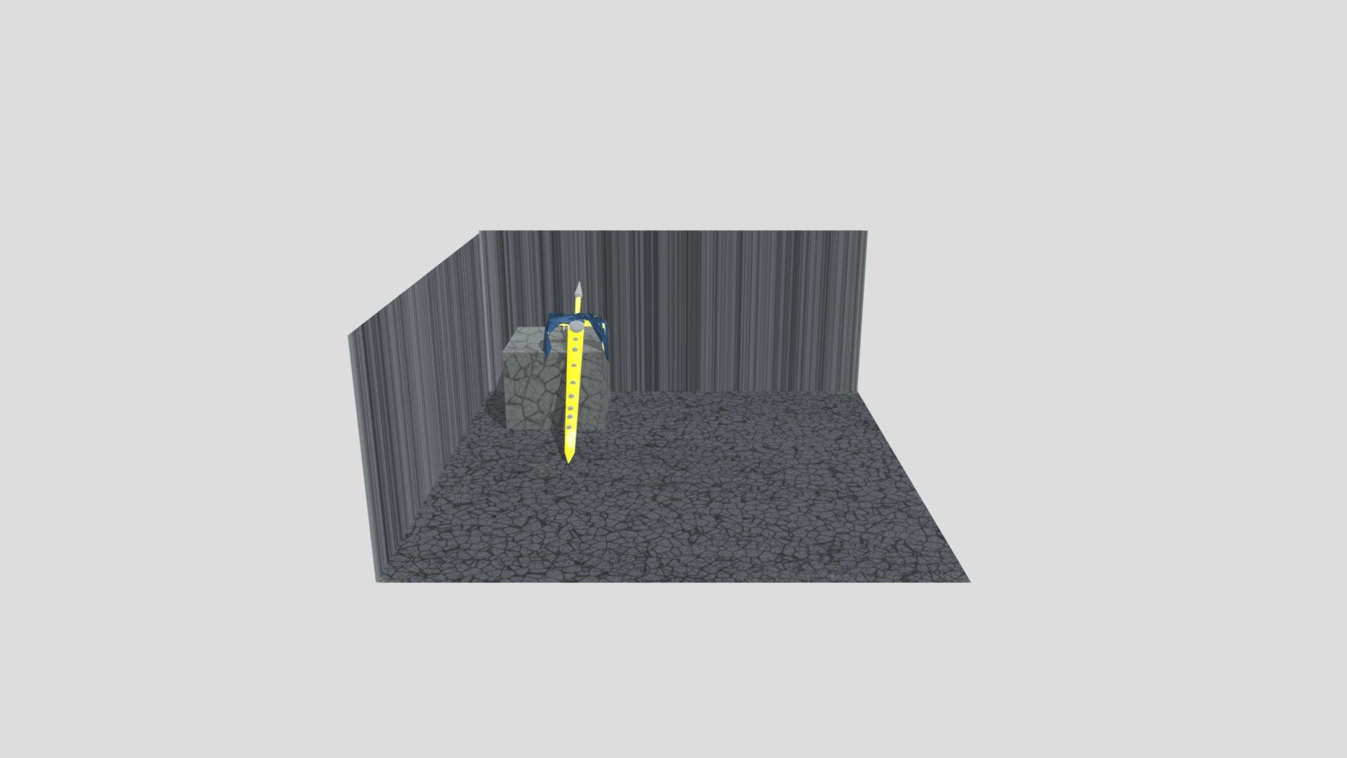 Golden sword - 3D model by STREETSMART9789 [d32ce24] - Sketchfab