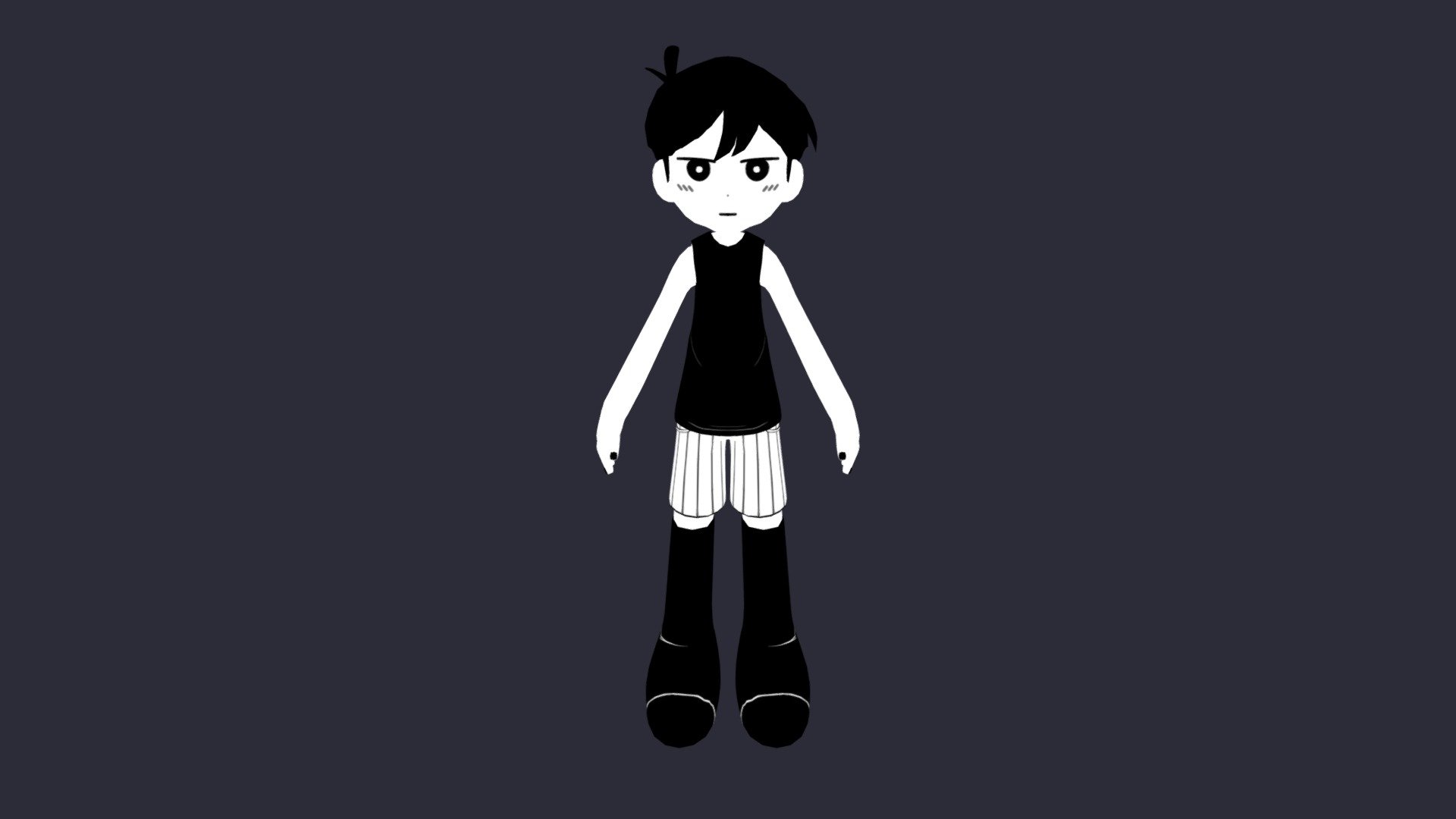 Omori Low Poly Character - 3D model by scuff88 [d32e2f4] - Sketchfab