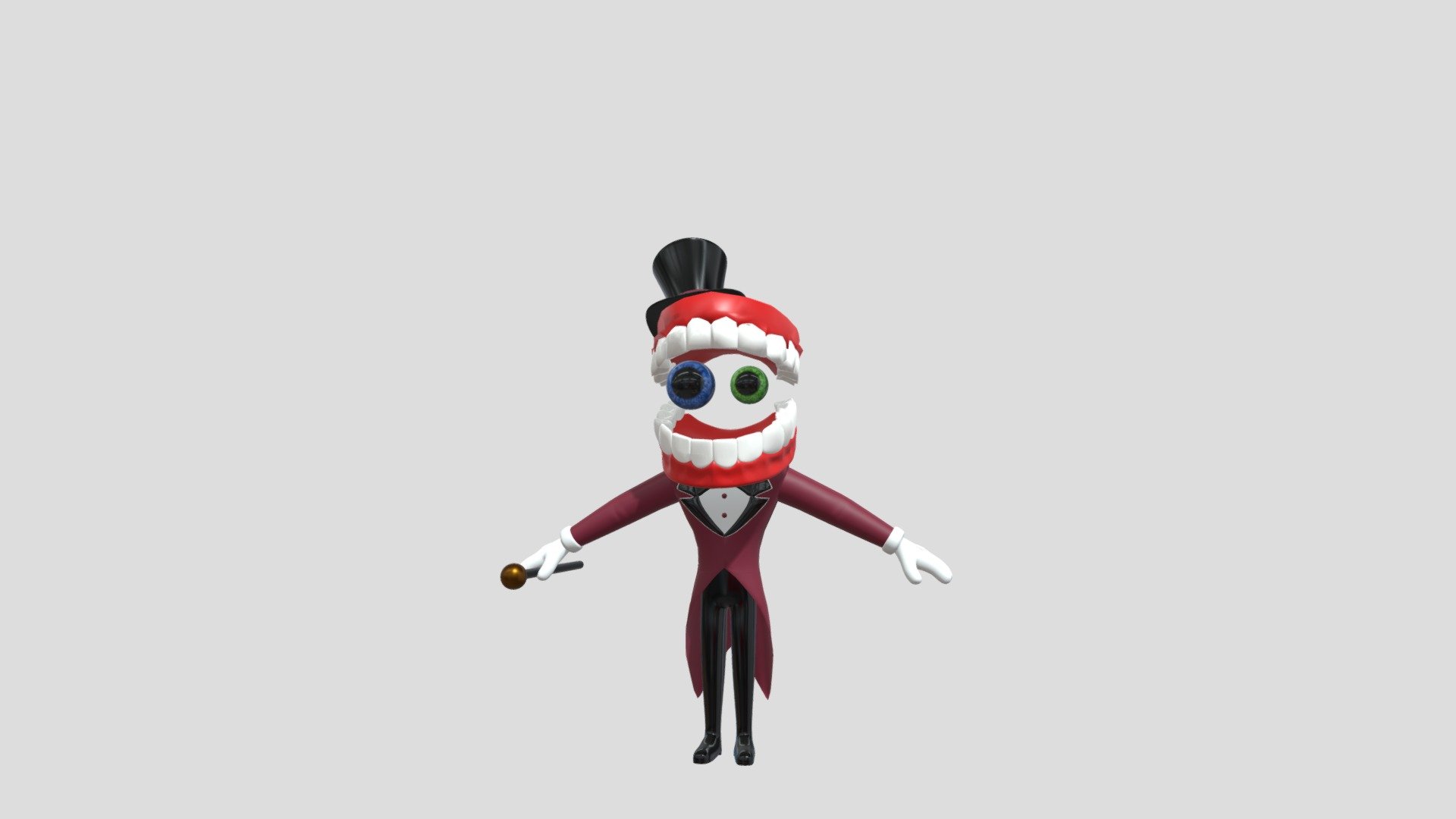 Caine tadc - Download Free 3D model by Official Prismaplex3dx (@Prismamation) [d330afa] - Sketchfab