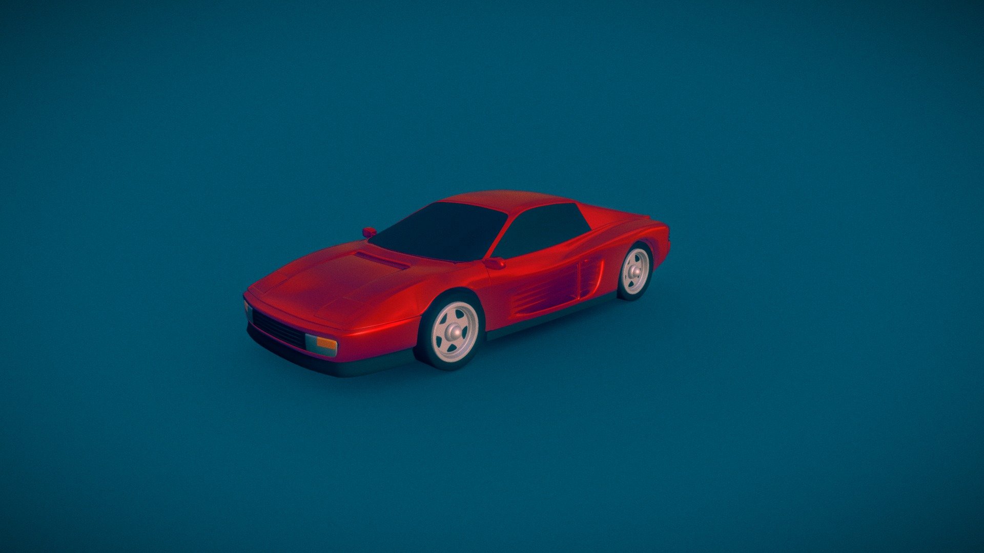 Ferrari Testarossa 1984 - 3D model by benver (@benver_) [d330e70 ...