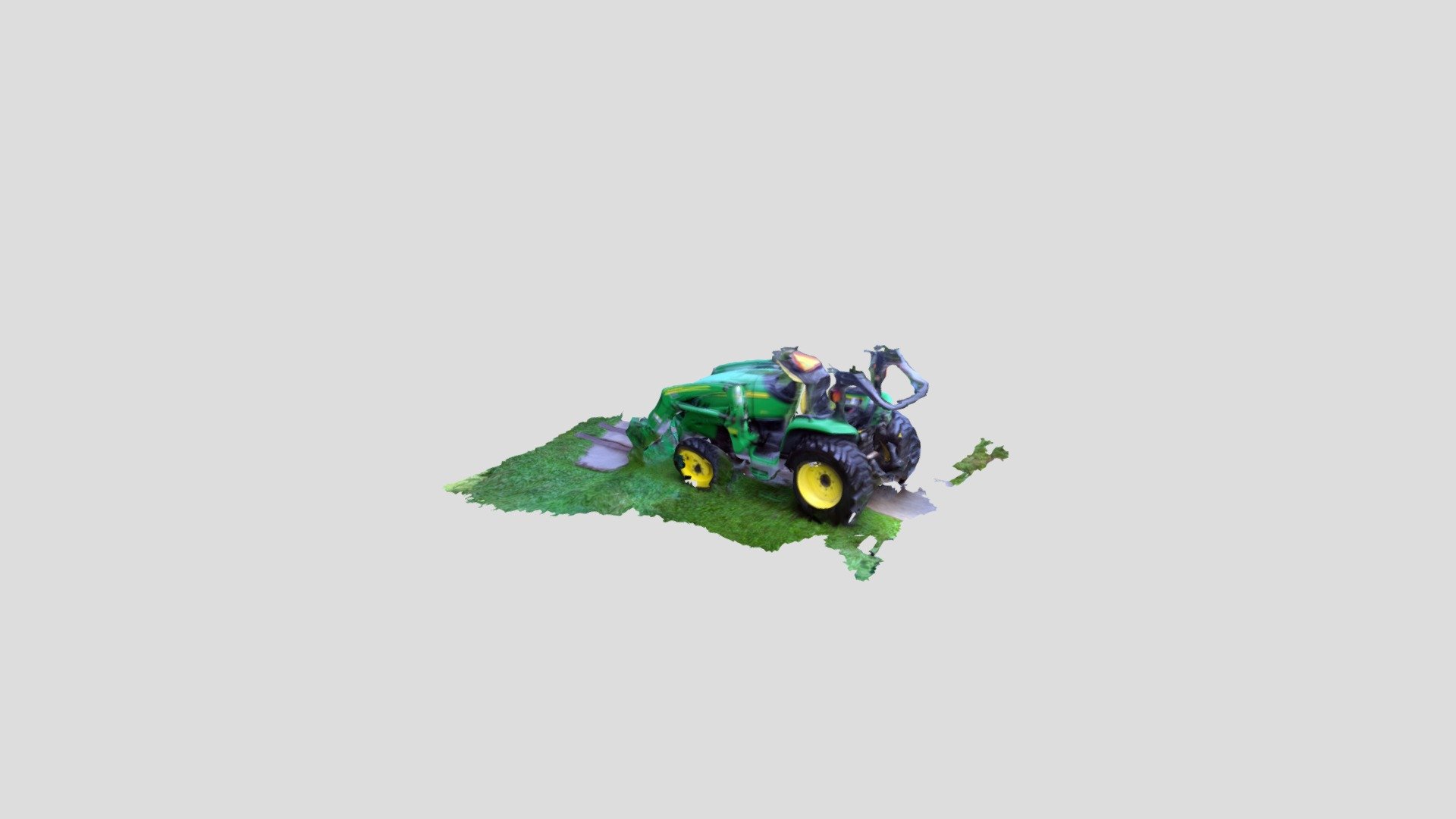 John Deere 3310 with 300cx loader - Download Free 3D model by ...