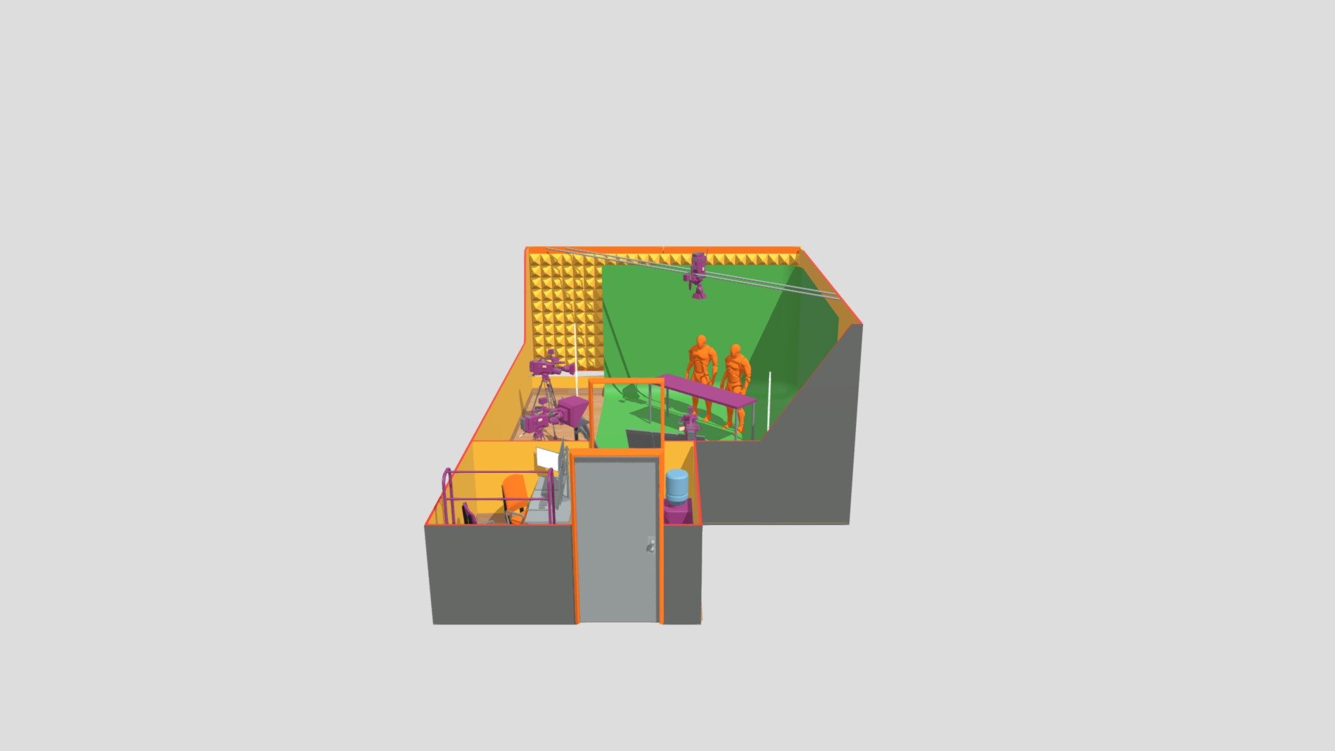Studio_2 - 3D model by videotool.studio [d332bde] - Sketchfab