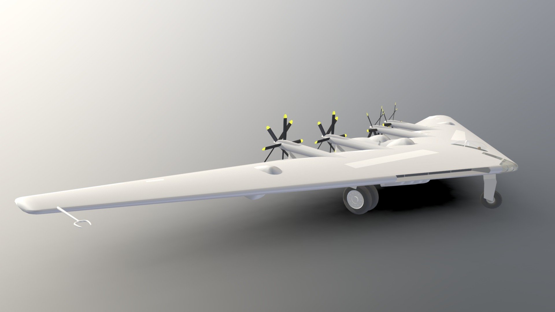 Northrop XB-35 - Download Free 3D model by 42manako [d335275] - Sketchfab