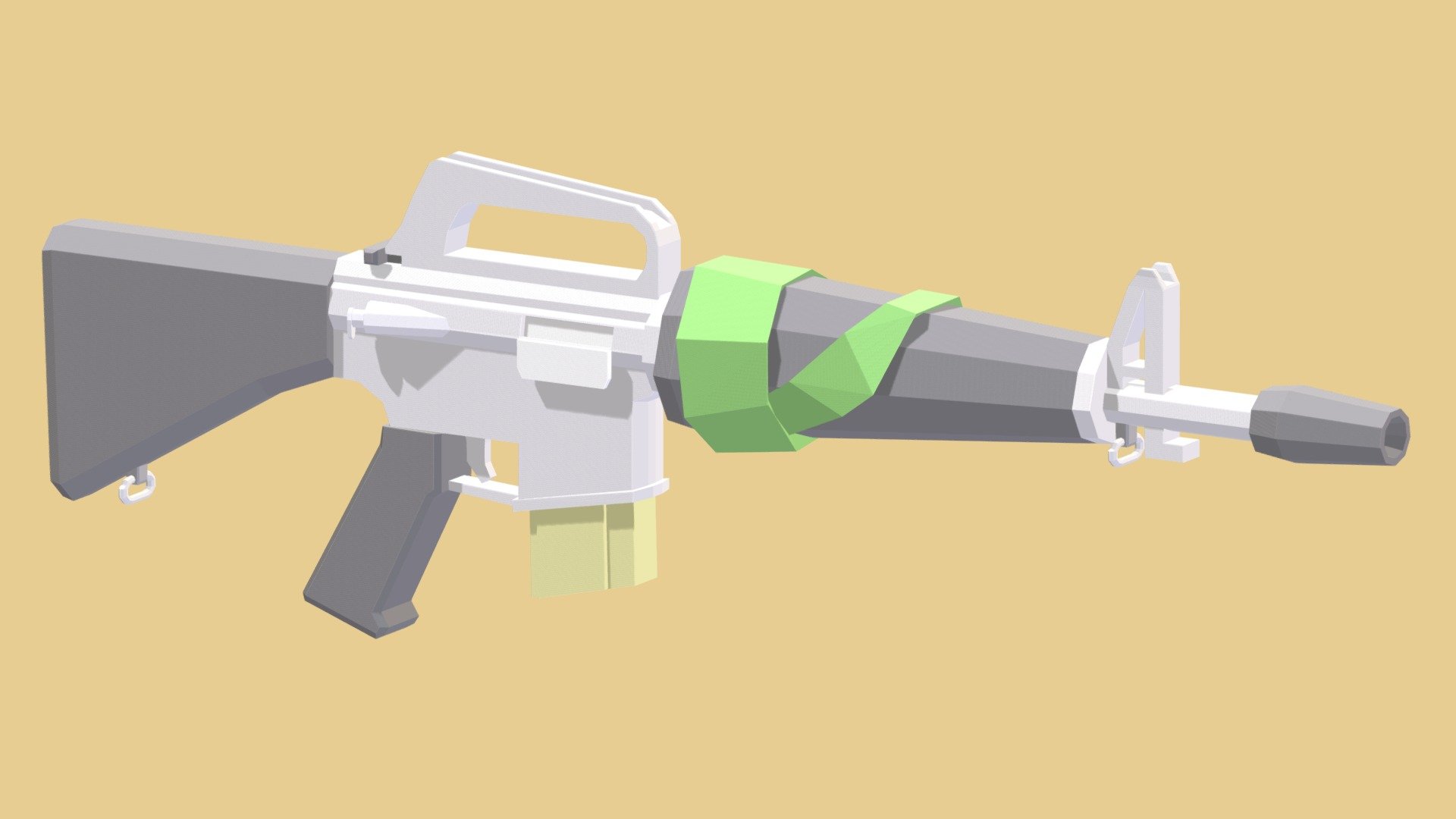 Cartoony M16 - Download Free 3D model by Firewarden3D (@Firewarden ...