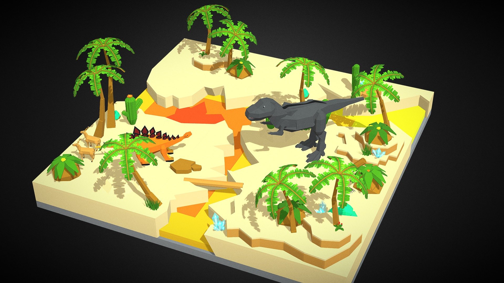 Jurassic Park - Download Free 3D model by 3d.xyz (@webuild) [d335844 ...