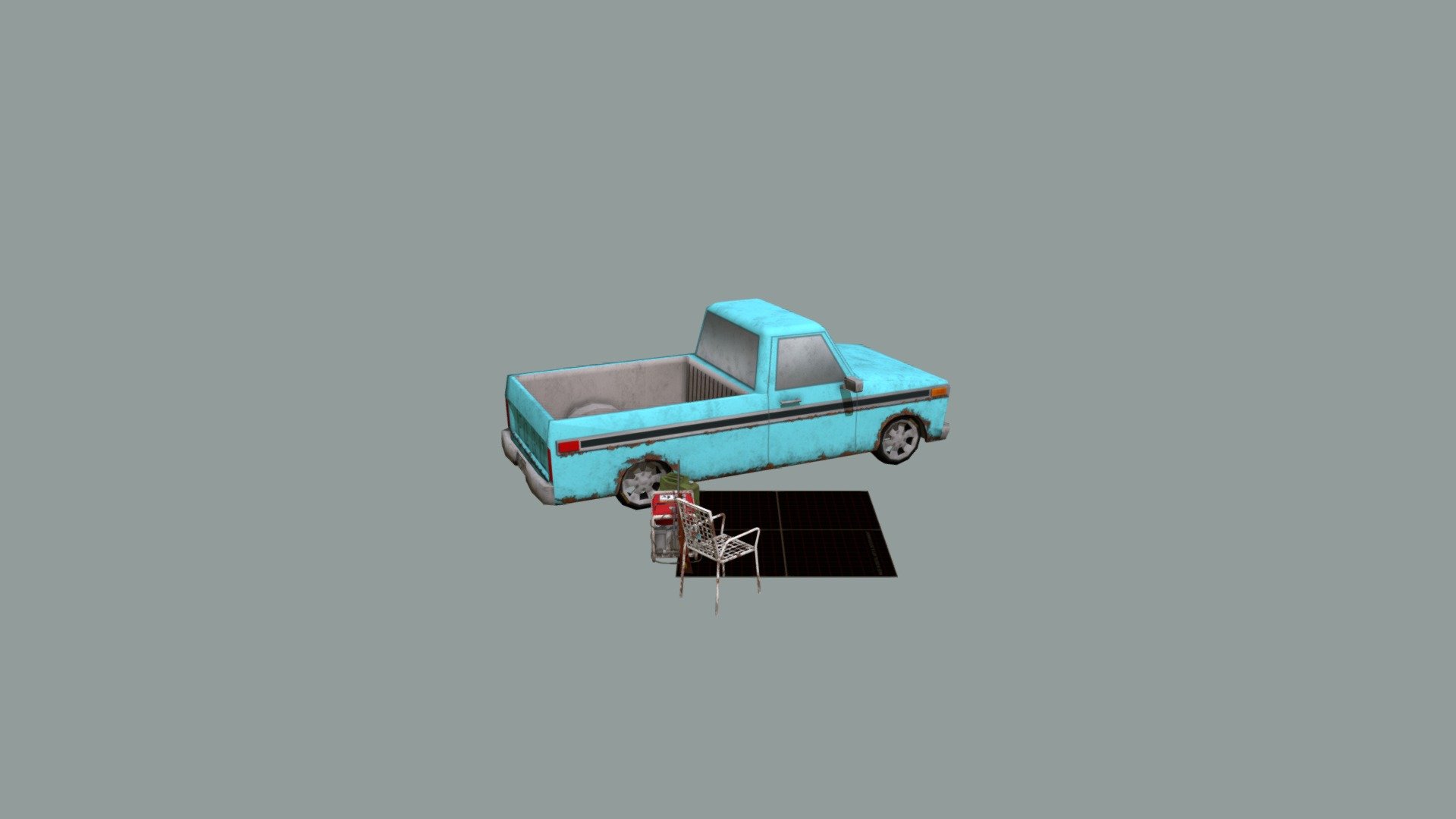 DAE 5 Finished props - Forest loner - 3D model by Bert Van Quaethem ...
