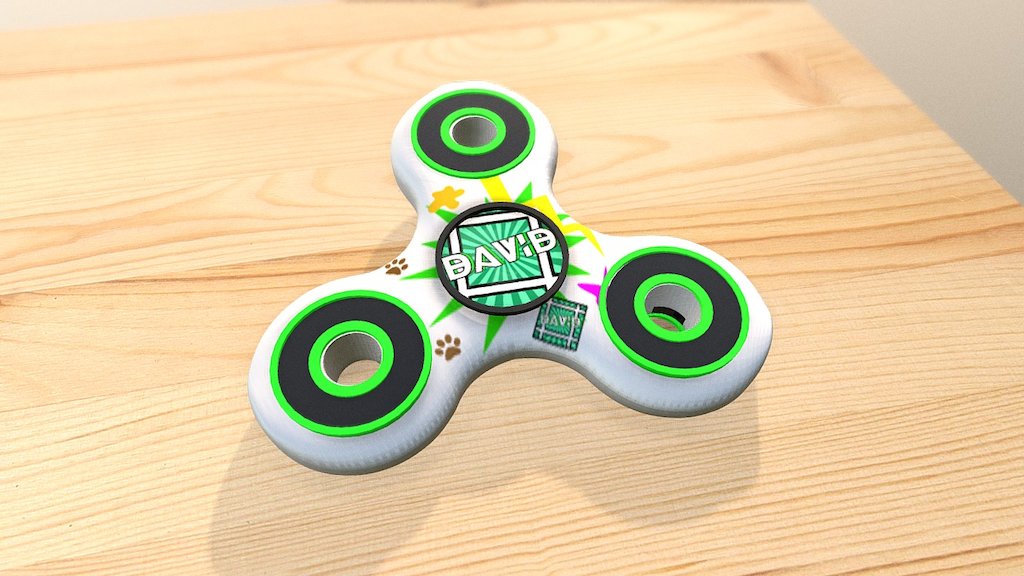 Fidget Spinner Future V0.1 By David_art - 3D model by david_art ...