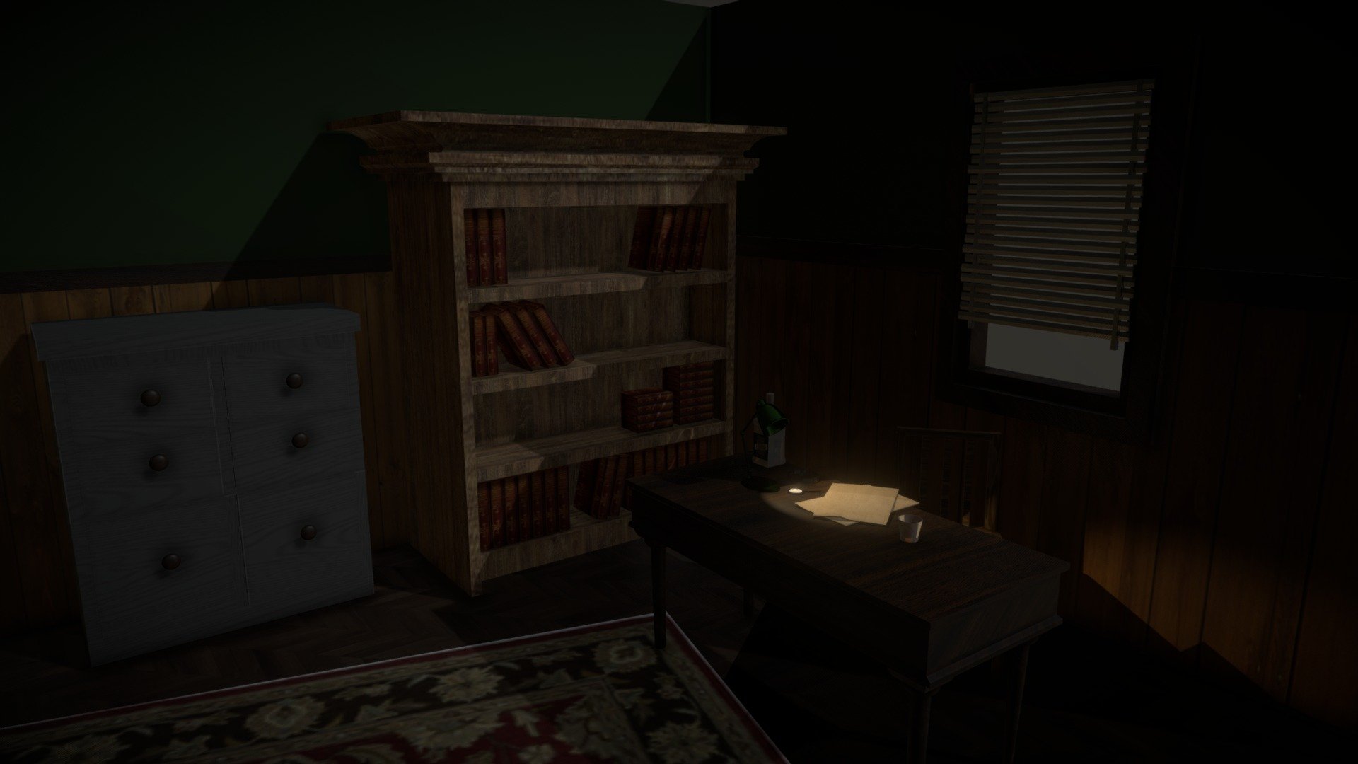 detective room - 3D model by student_2 [d33803a] - Sketchfab