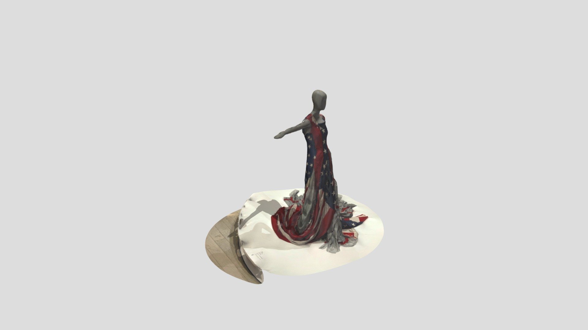 Textiles Dess American Flag at the LACMA - Download Free 3D model by vr ...