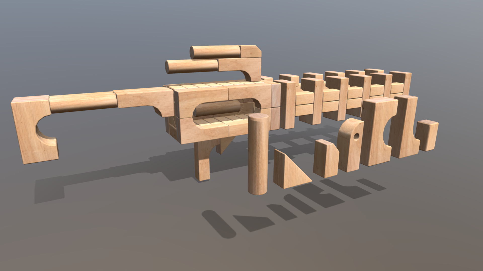 Unit Blocks 3 (Feat. Rail Rifle) - 3D model by hgknight [d33b880 ...