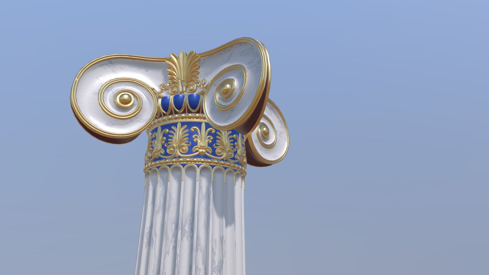 Greek column - 3D model by pilipchenko [d33c2f2] - Sketchfab