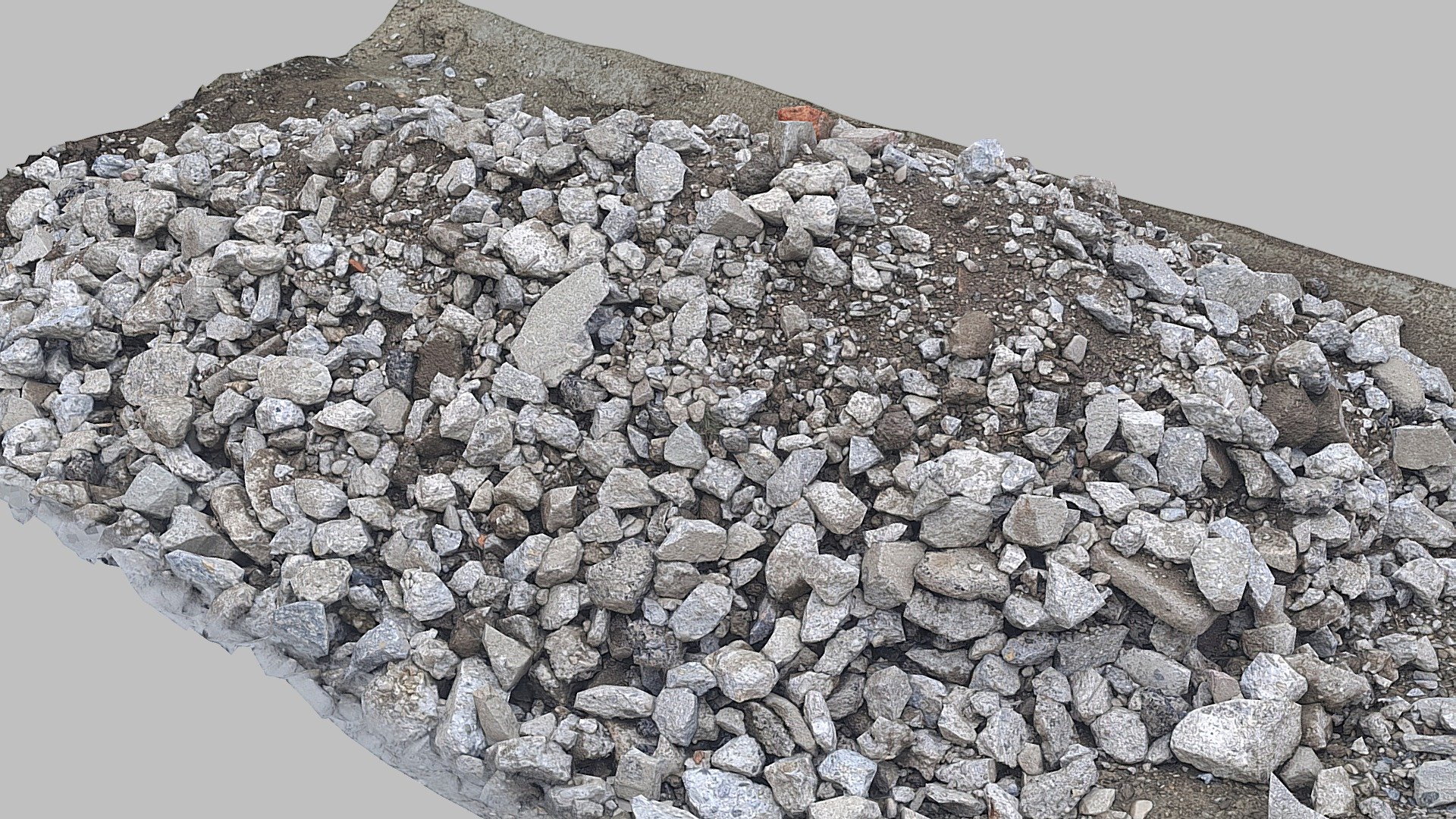 Crushed pavement rubble and soil - Buy Royalty Free 3D model by Оrрндп ...