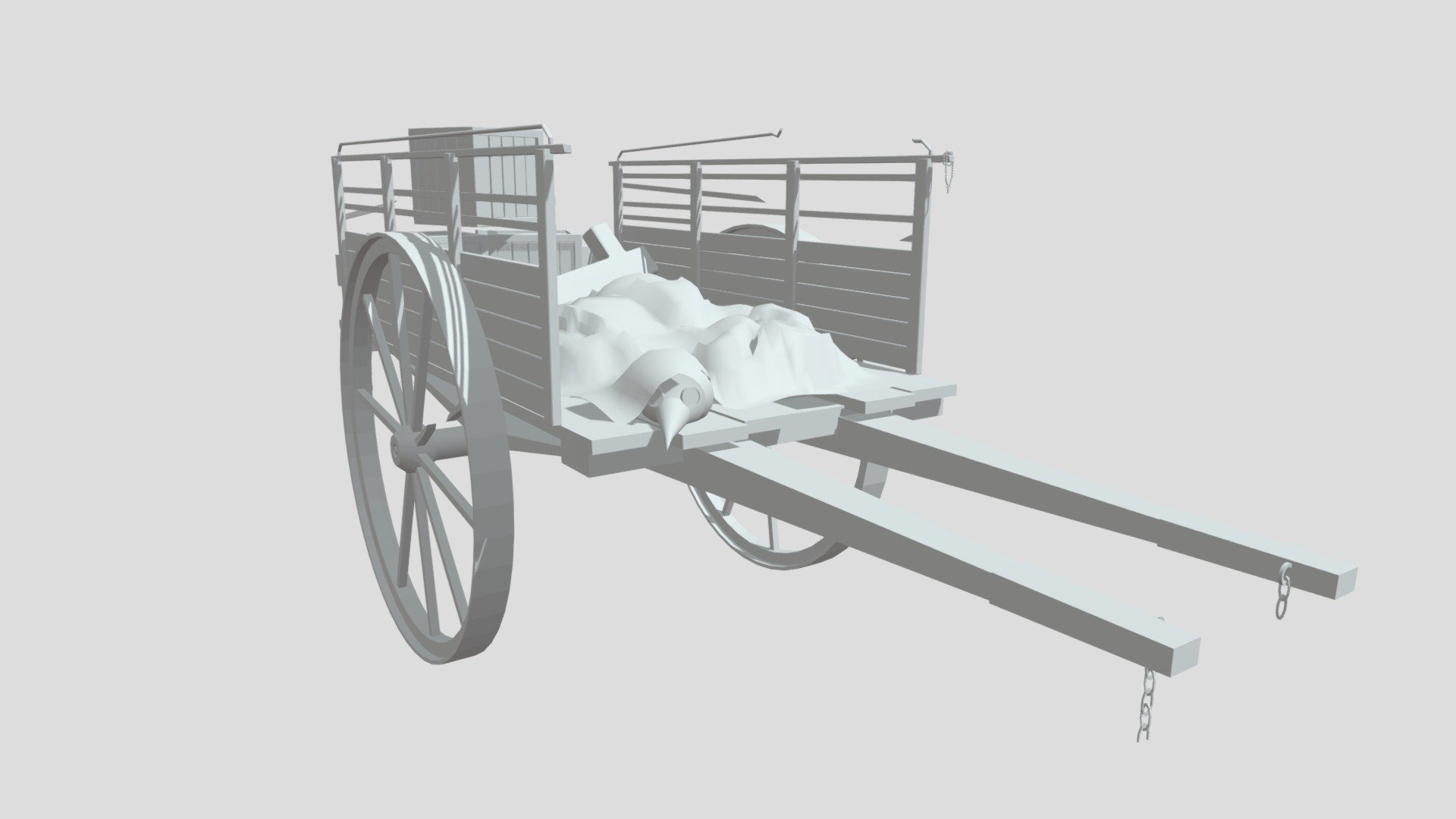 Cart model - Download Free 3D model by Océane Navarro (@Onavaart ...