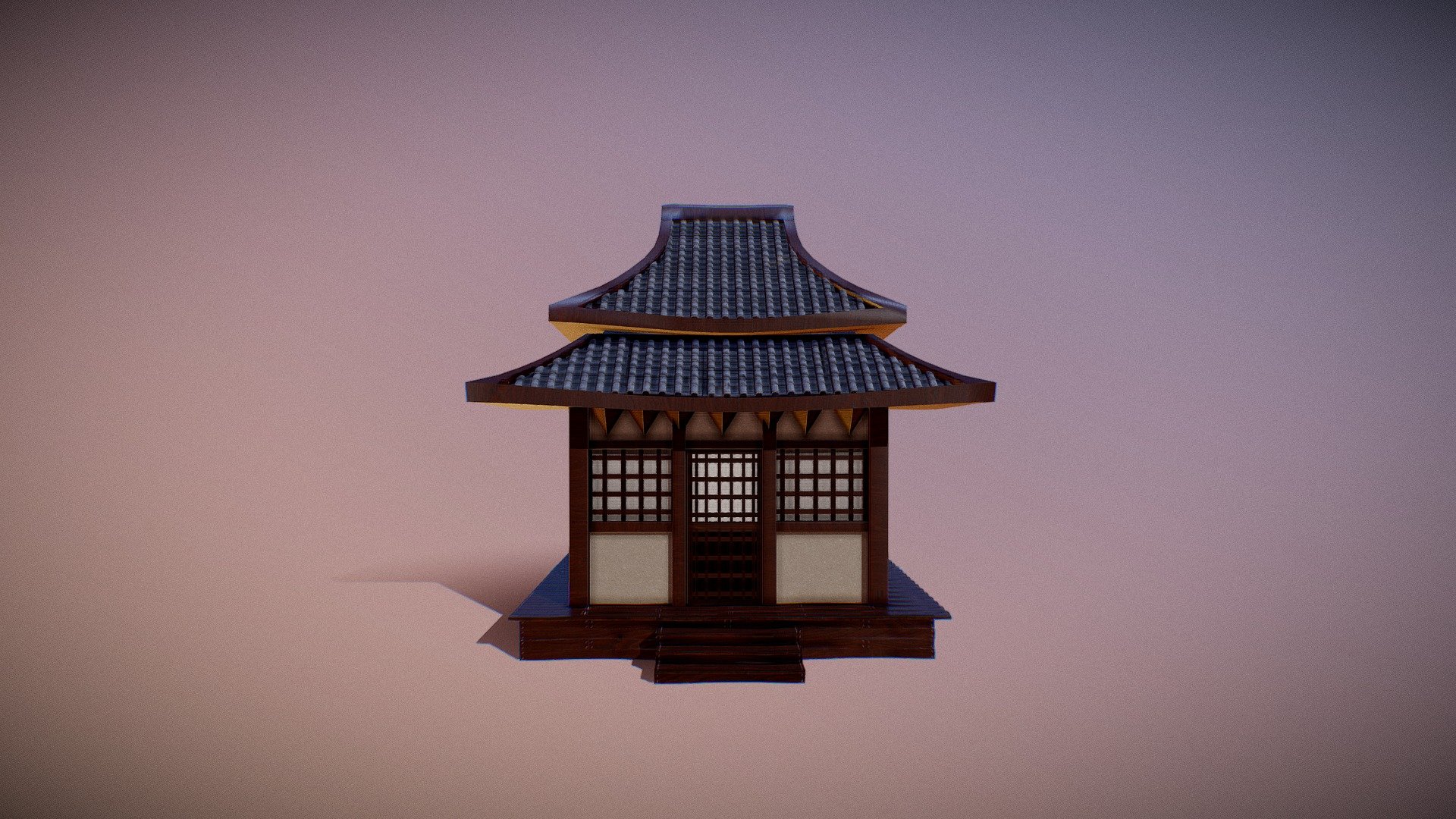 Traditional Japanese House - Download Free 3D model by Sulfuric Arts ...