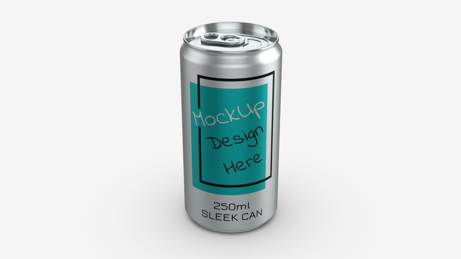 Sleek beverage can 250 ml 8.45 oz - Buy Royalty Free 3D model by ...