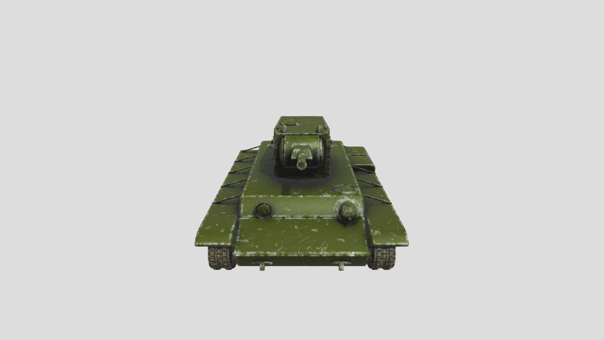 Soviet tank KV-2 - 3D model by Starsha95 [d342204] - Sketchfab