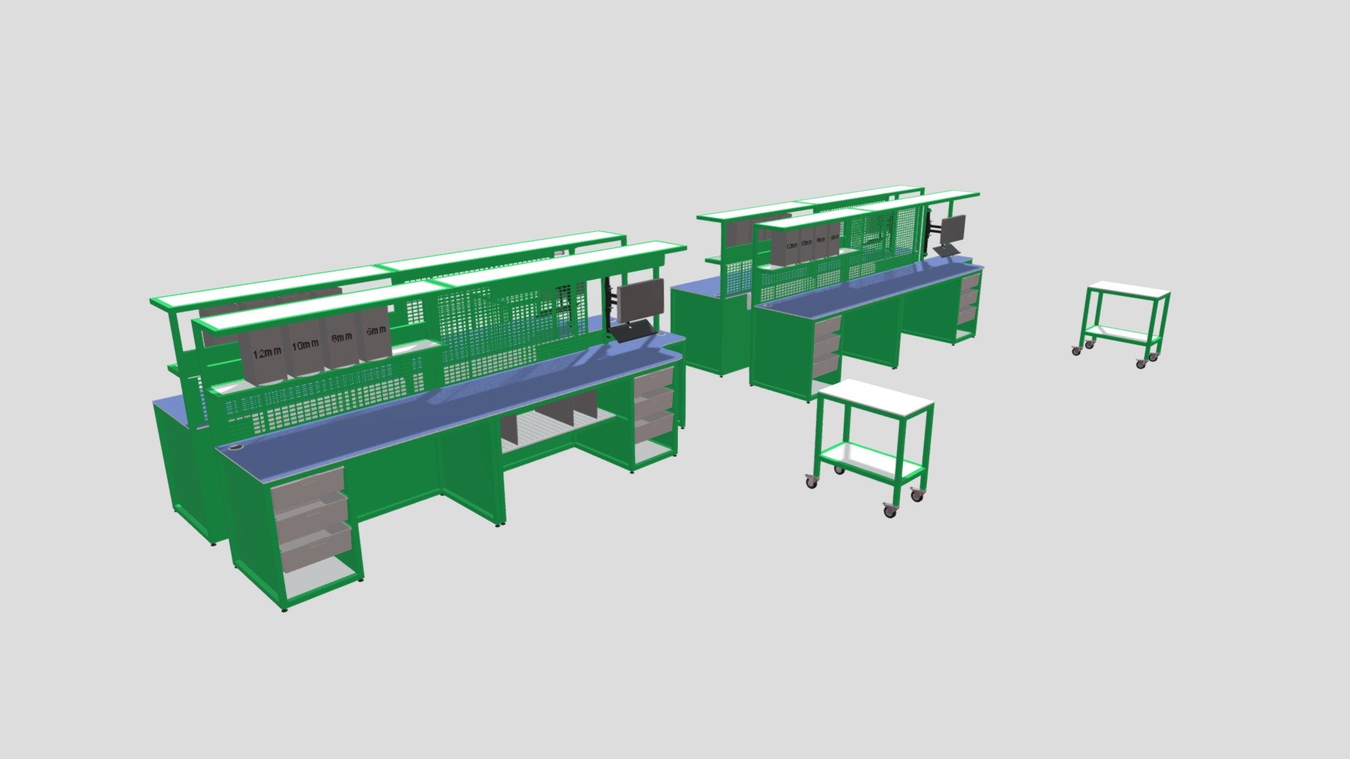 Inspection bench Farnells new design - 3D model by 3D-VIEW (@Jake ...