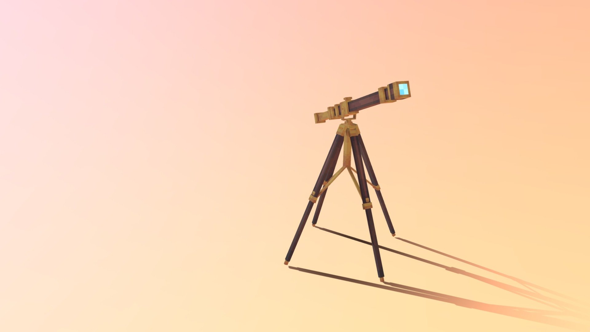 Minecraft telescope - 3D model by Elykno (@elyknosiram) [d34308d ...